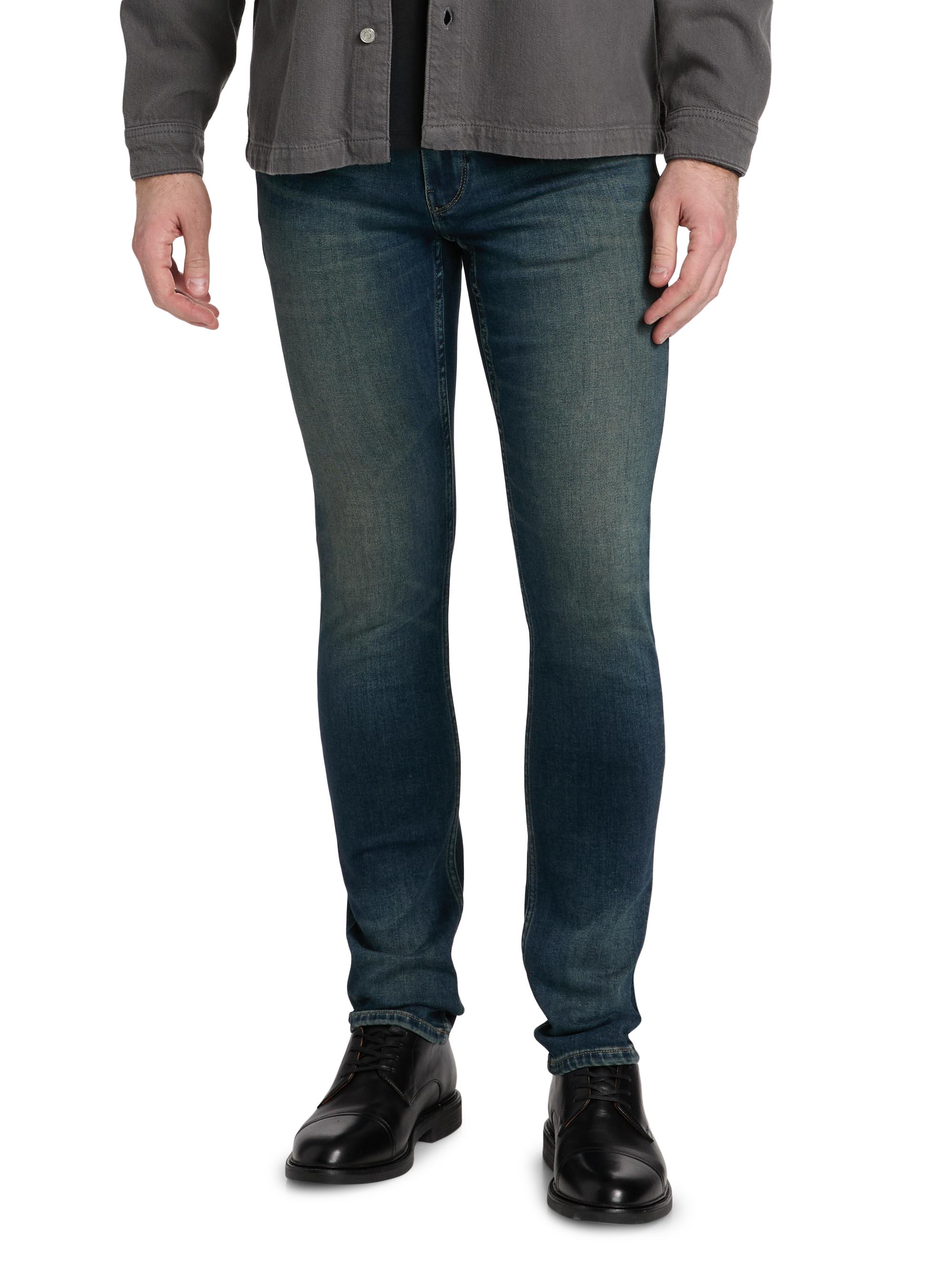 Paige Lennox Slim Mid-Rise Jeans | Saks Fifth Avenue