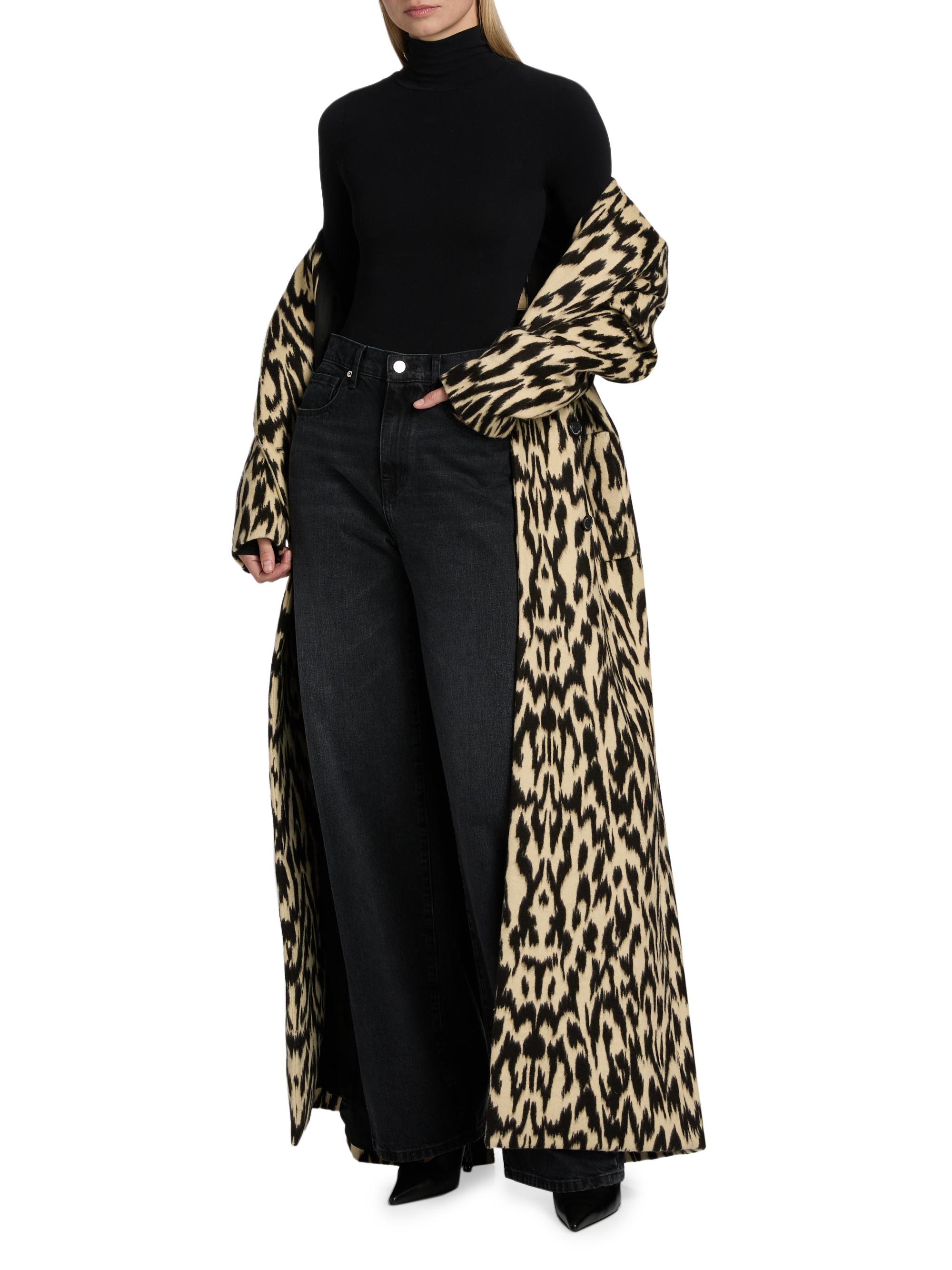 Brandon Maxwell Callan Denim High-Rise Wide-Leg Jeans | Saks Fifth Avenue