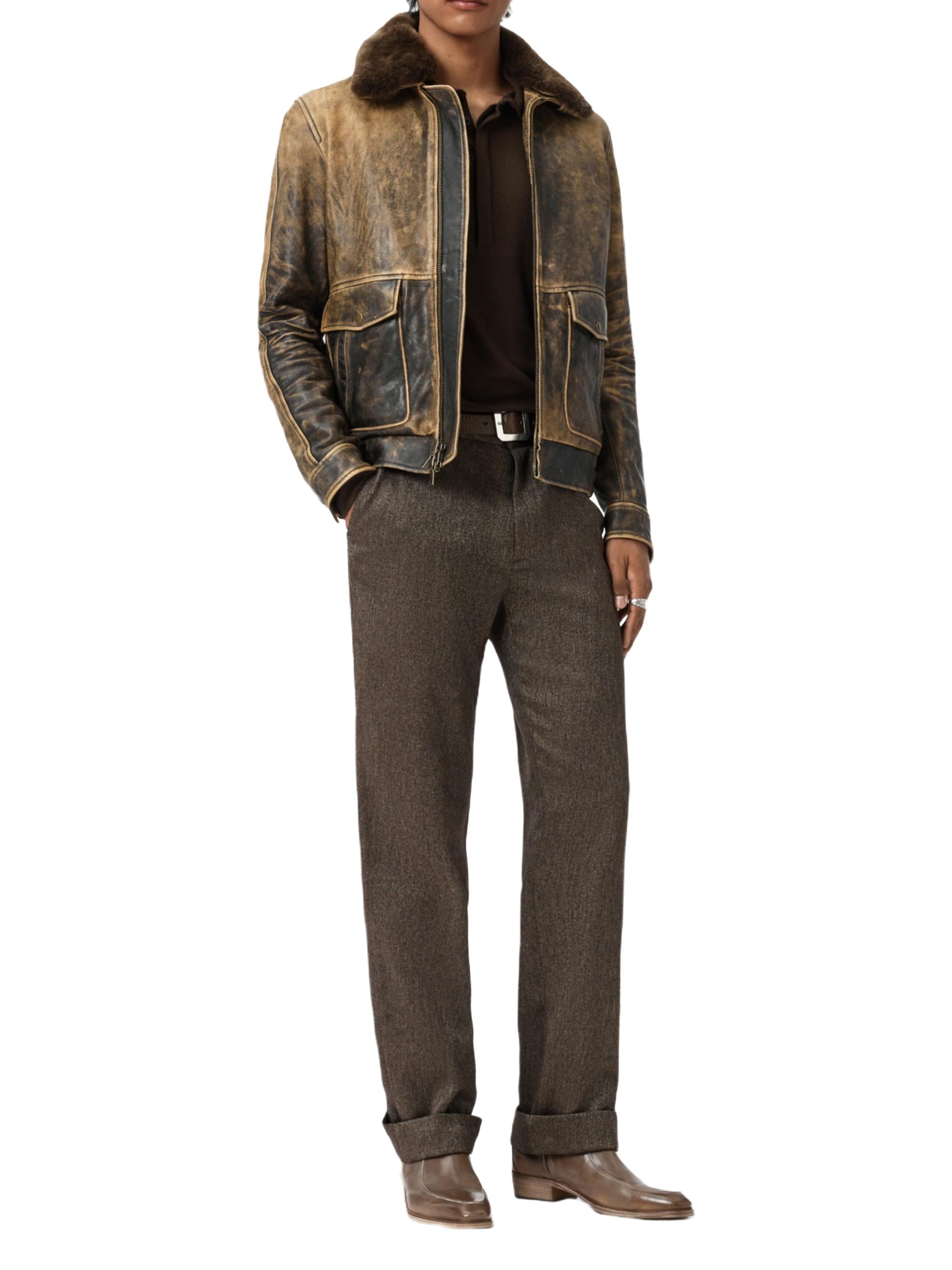 John Varvatos Atlas Vintage-Look Leather Jacket | Saks Fifth Avenue