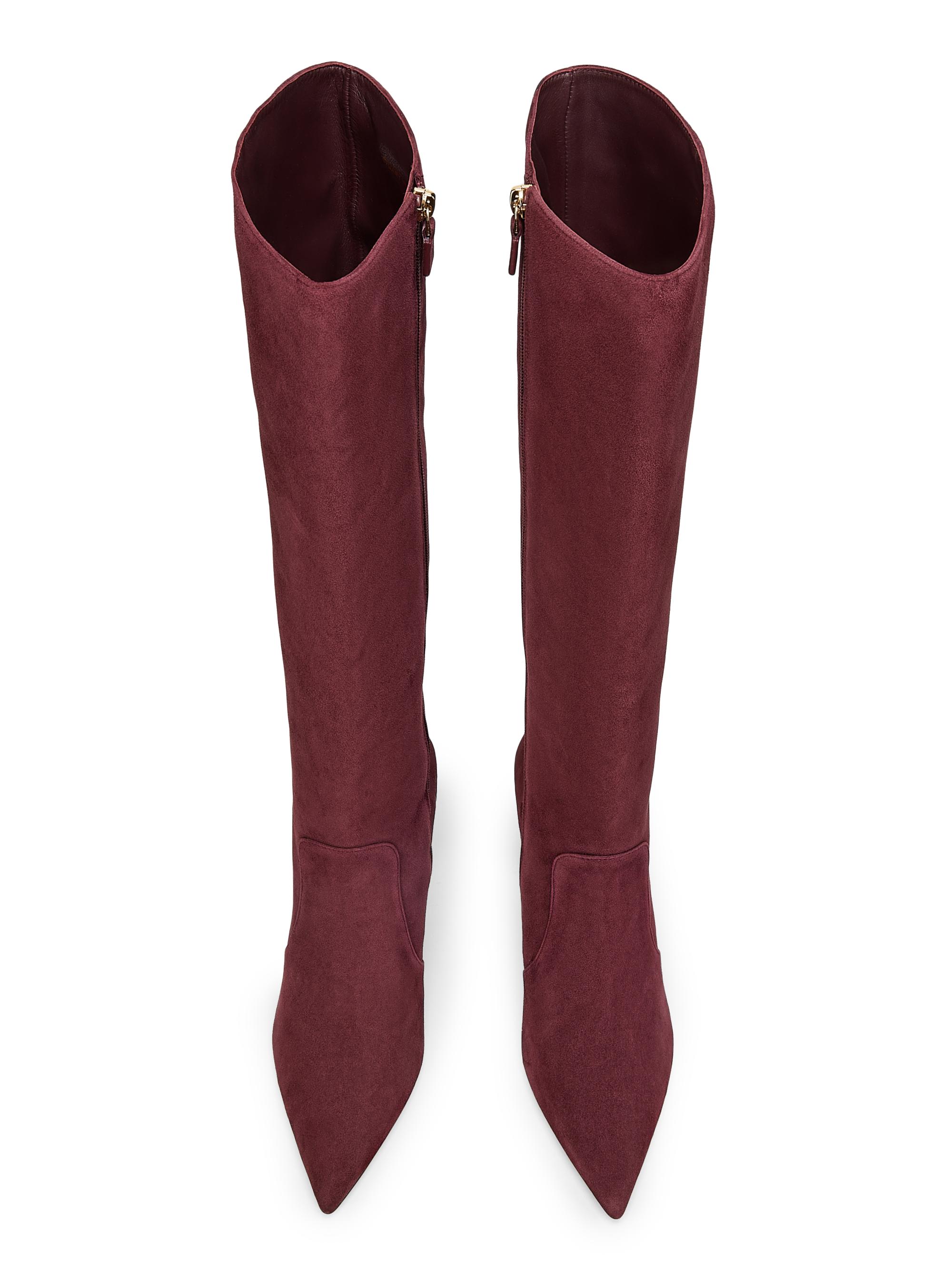 Stuart Weitzman Boot Vinnie 85MM Suede Boots | Saks Fifth Avenue