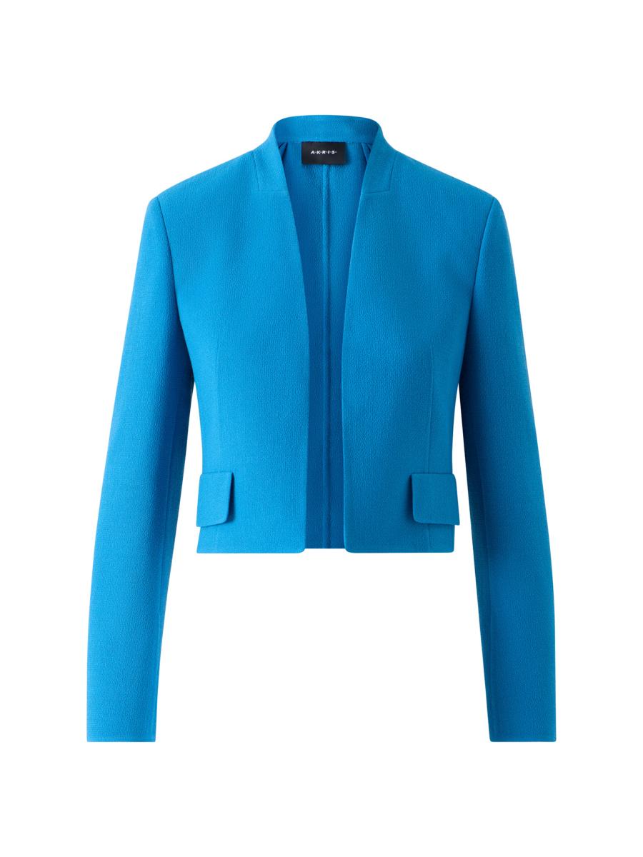 Akris Helena Double-Face Wool Crêpe Jacket | Saks Fifth Avenue