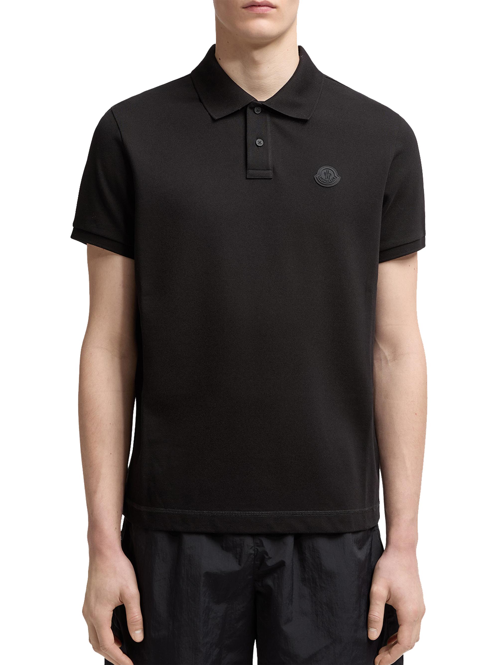 Moncler Polo Shirt in Cotton Piquet | Saks Fifth Avenue