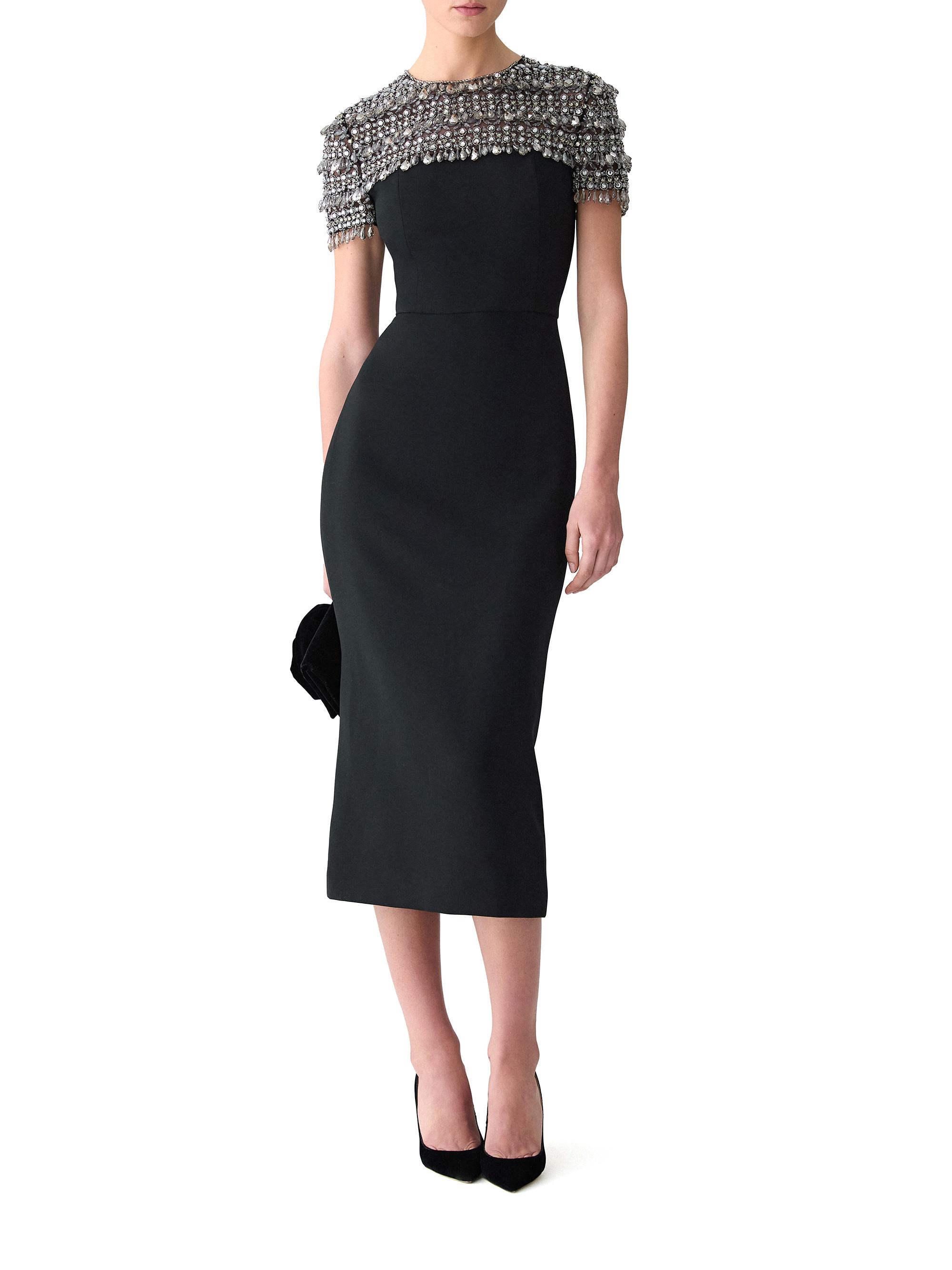 Carolina Herrera Embellished Cocktail Dress | Saks Fifth Avenue
