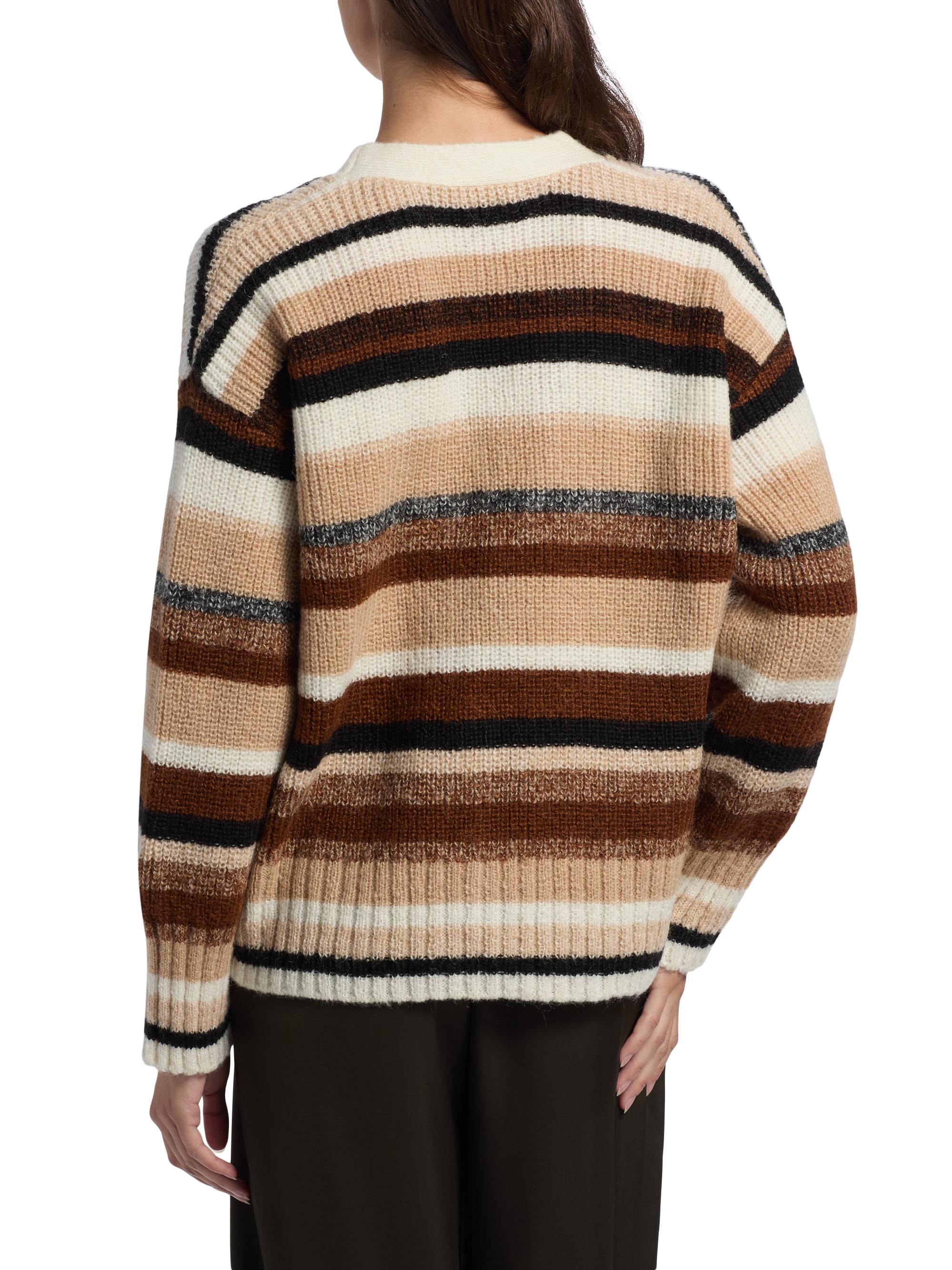 Ramy Brook Caroline Striped V-Neck Cardigan | Saks Fifth Avenue