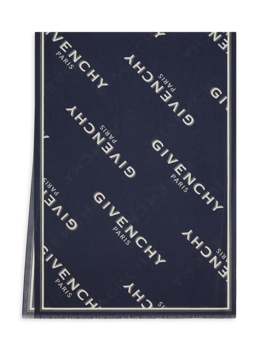 Givenchy Shadow Stole in Wool and Silk | Saks Fifth Avenue