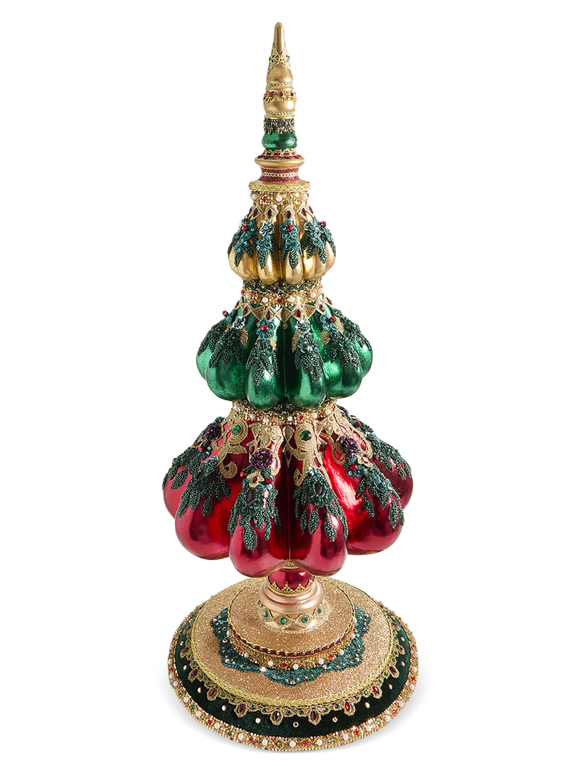 Katherine's Collection Winter Balsam & Berry Finial Tabletop Christmas ...