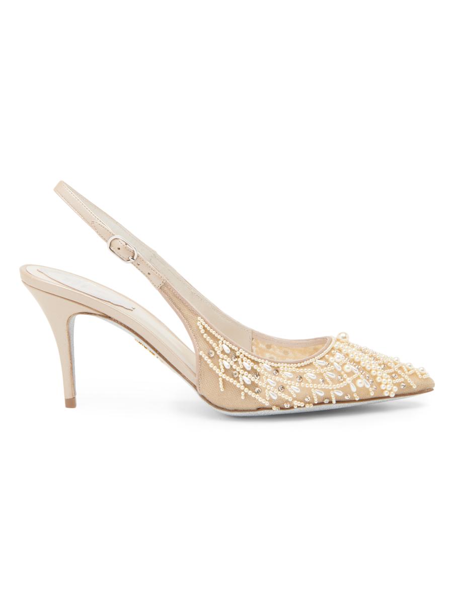 Rene Caovilla 80MM Embellished Pumps | Saks Fifth Avenue