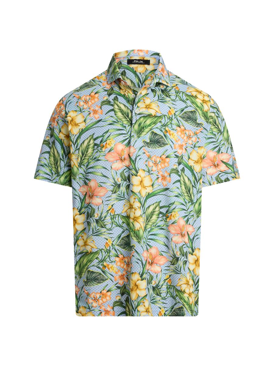 RLX Ralph Lauren Floral Performance Cotton Short-Sleeve Shirt | Saks ...