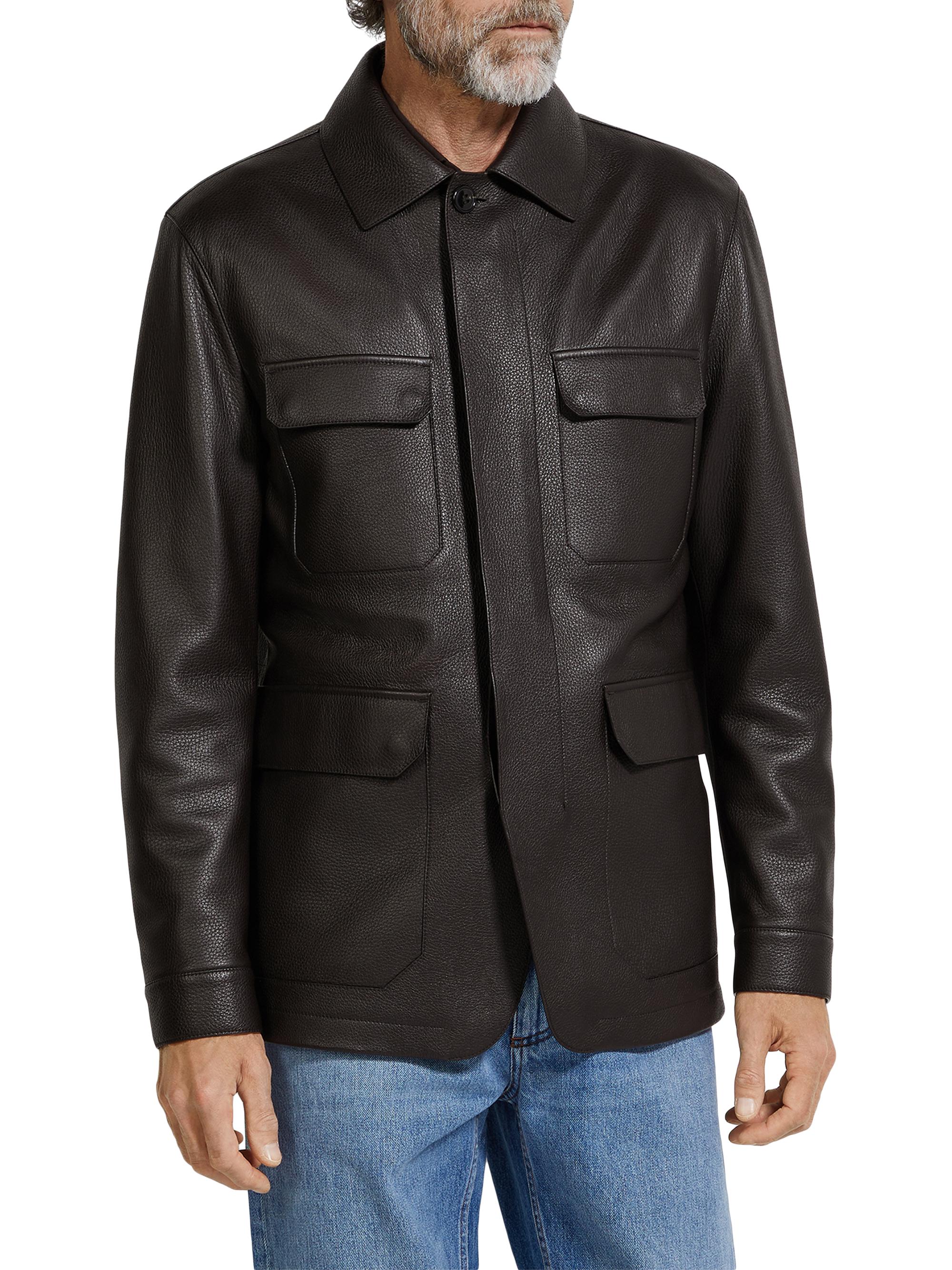 ZEGNA Deerskin Field Jacket | Saks Fifth Avenue