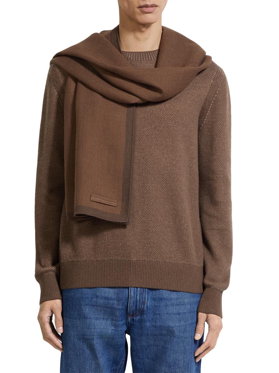ZEGNA Cashmere and Silk Scarf | Saks Fifth Avenue