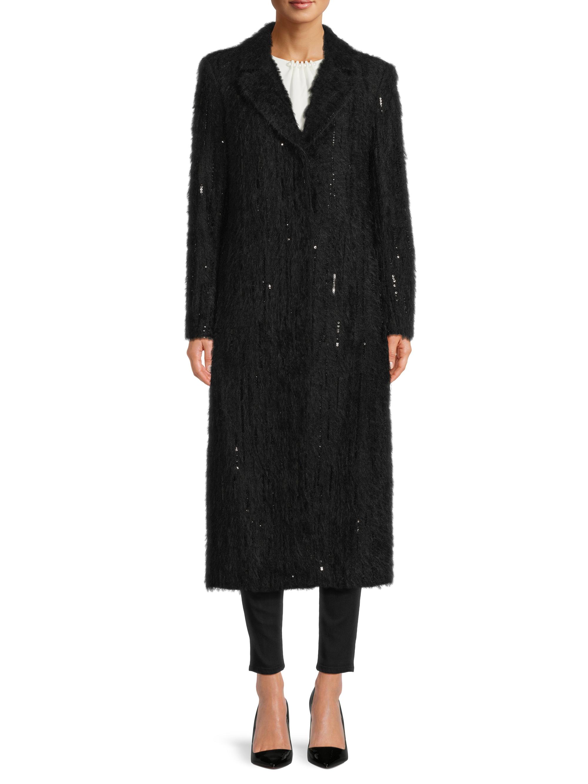 Milly Rhinestone-Embellished Long Coat | Saks Fifth Avenue