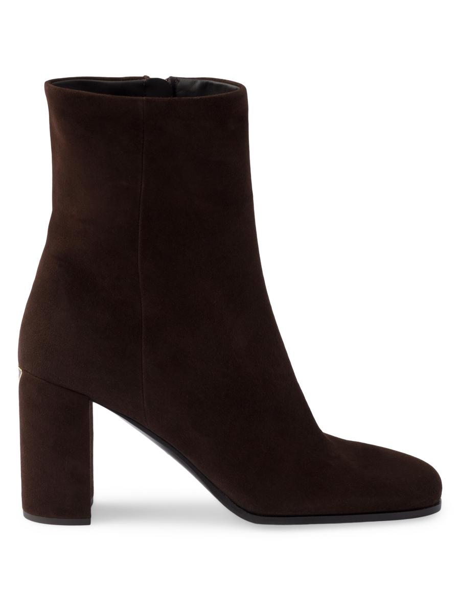Prada Suede Booties | Saks Fifth Avenue