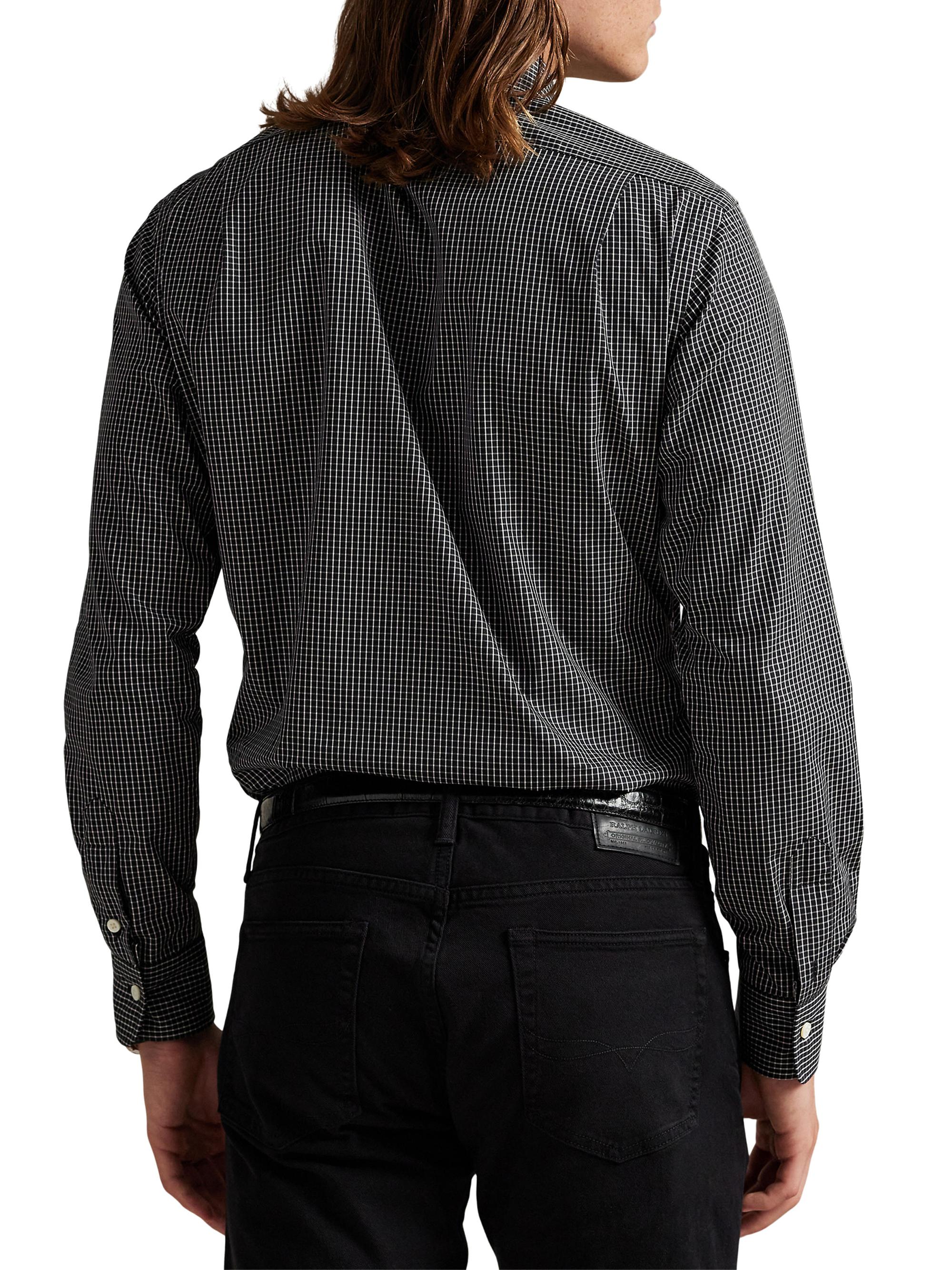 Polo Ralph Lauren Custom-Fit Plaid Poplin Shirt | Saks Fifth Avenue
