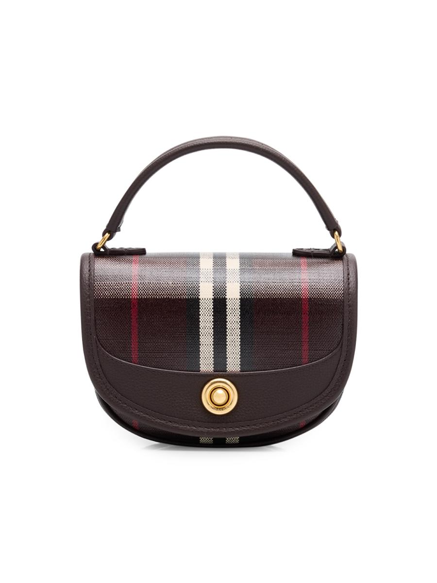 Burberry Highlands Mini Check Crossbody Bag | Saks Fifth Avenue