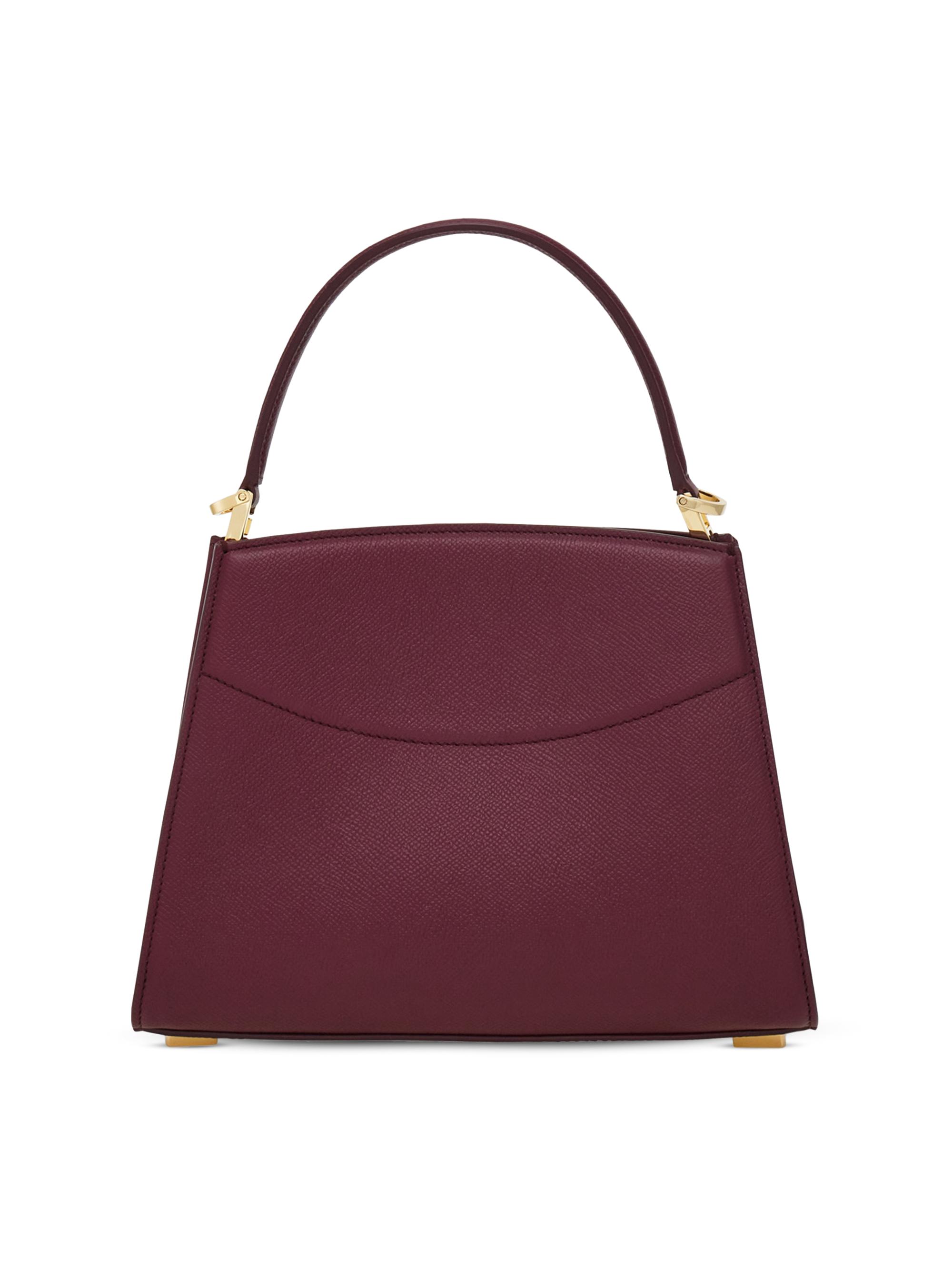 FERRAGAMO Studio Box Leather Top Handle Bag | Saks Fifth Avenue