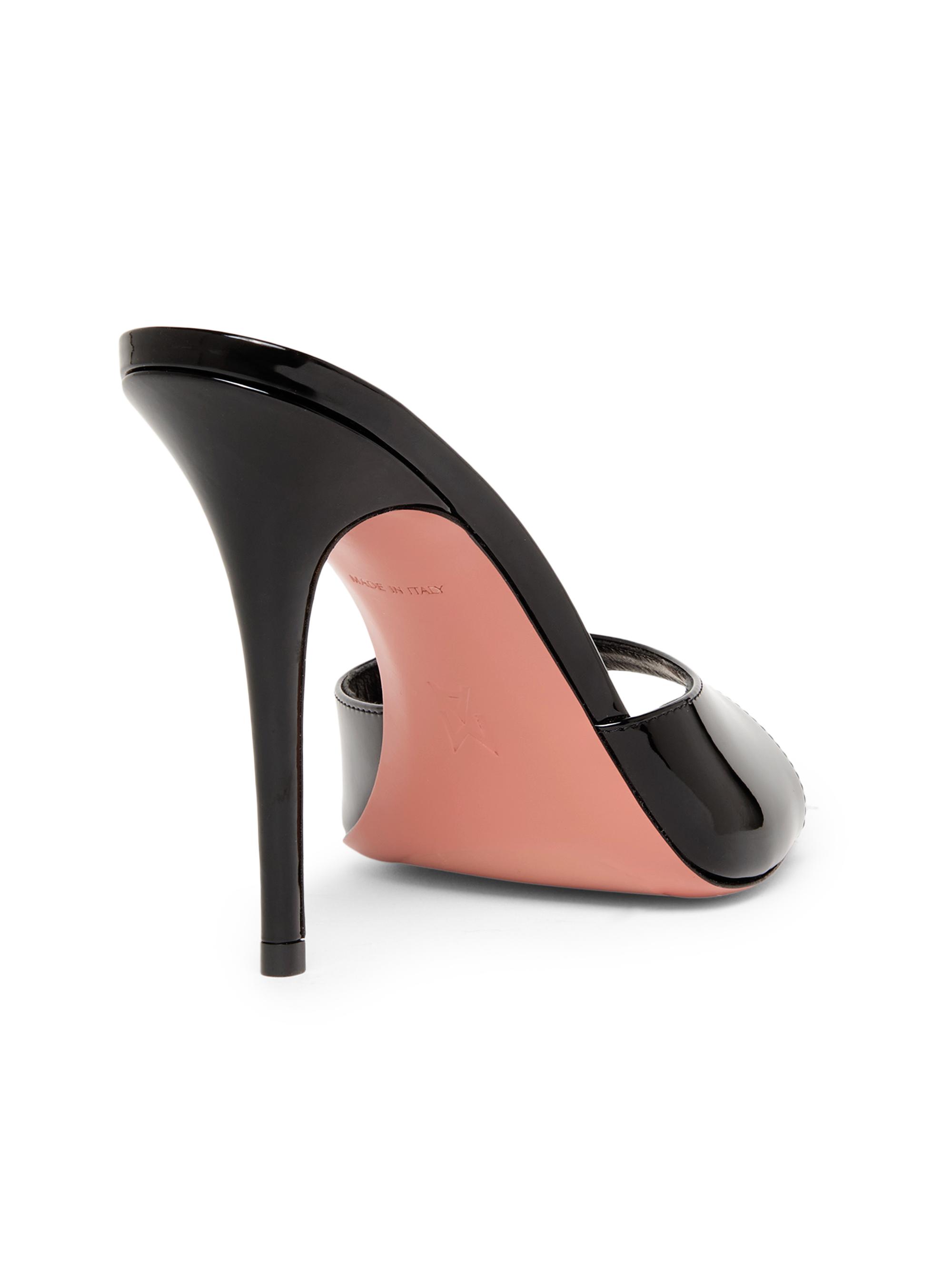 Amina Muaddi Elodie Patent Leather Mules | Saks Fifth Avenue