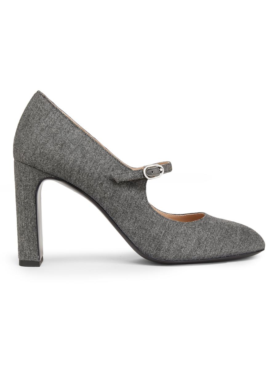 Stuart Weitzman Babette 85MM Flannel Mary Janes | Saks Fifth Avenue