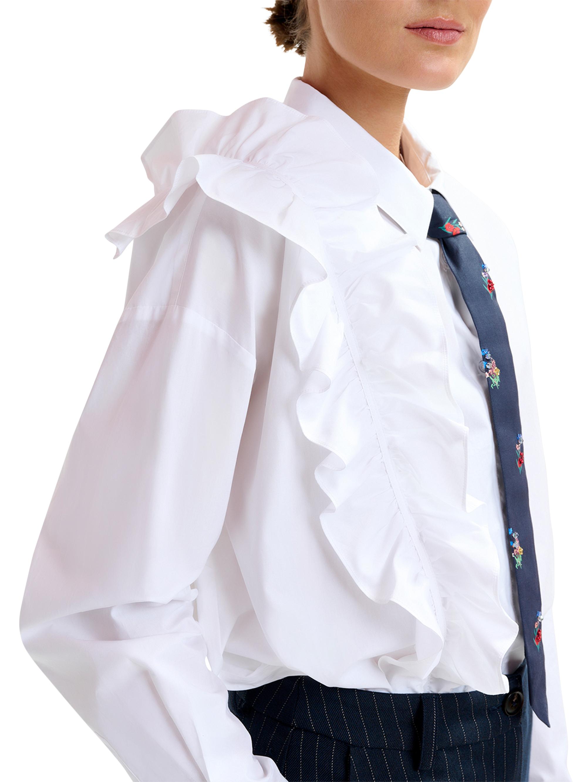 Essentiel Antwerp Ibody Ruffled Button-Front Shirt | Saks Fifth Avenue