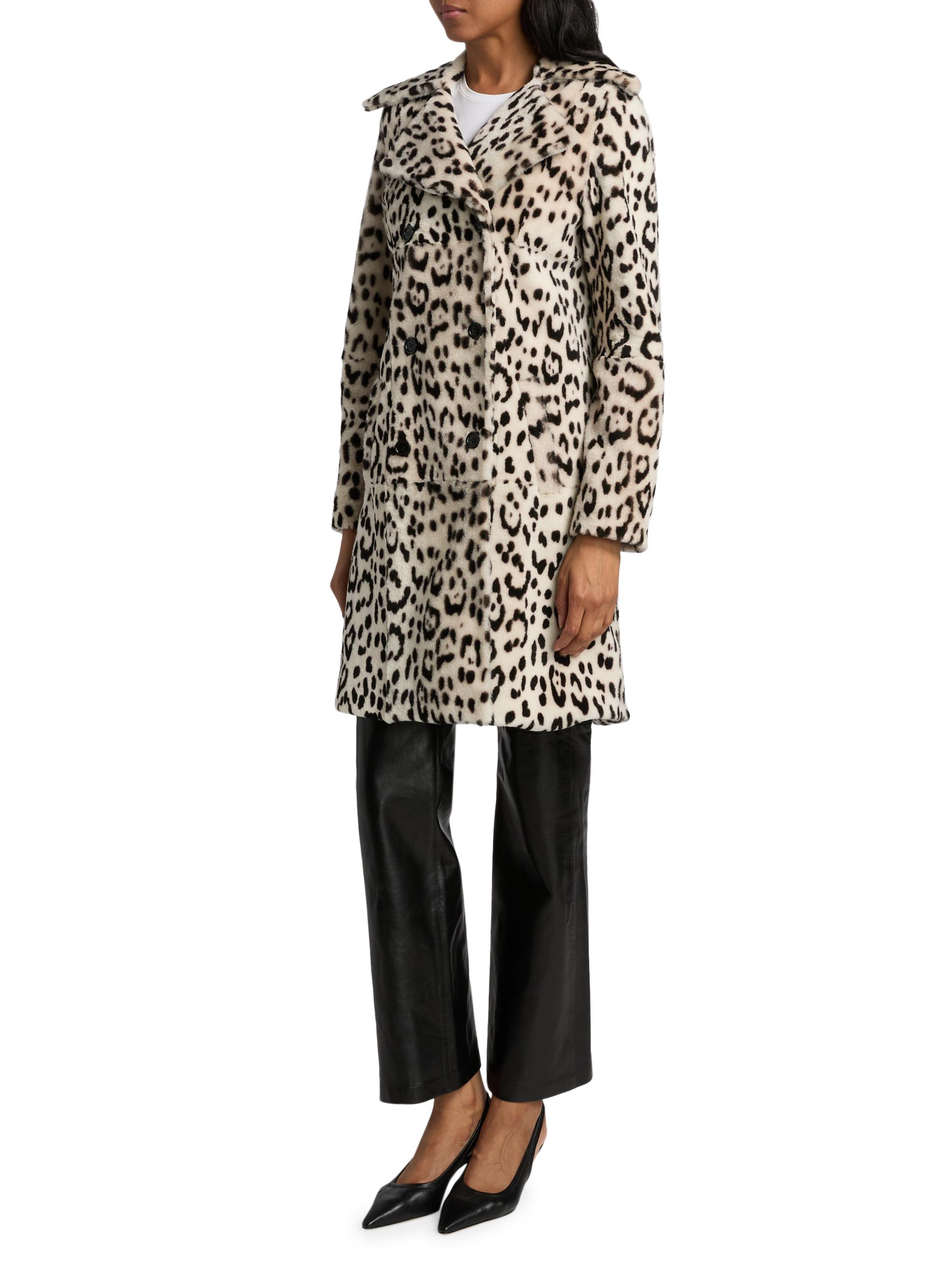Nili Lotan Crystal Leopard Print Duster Coat | Saks Fifth Avenue
