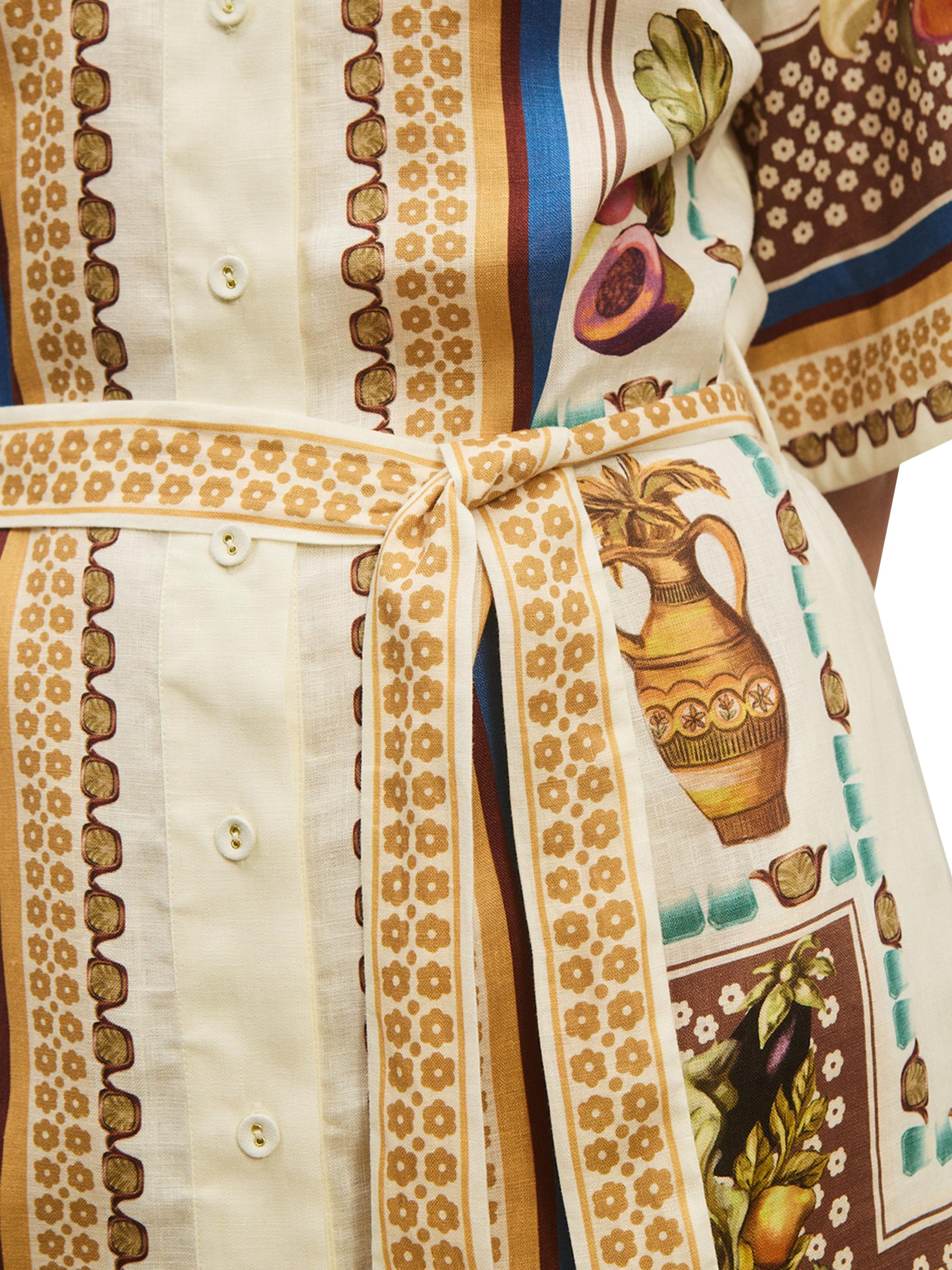 Alémais Mercado Printed Mini Shirtdress | Saks Fifth Avenue