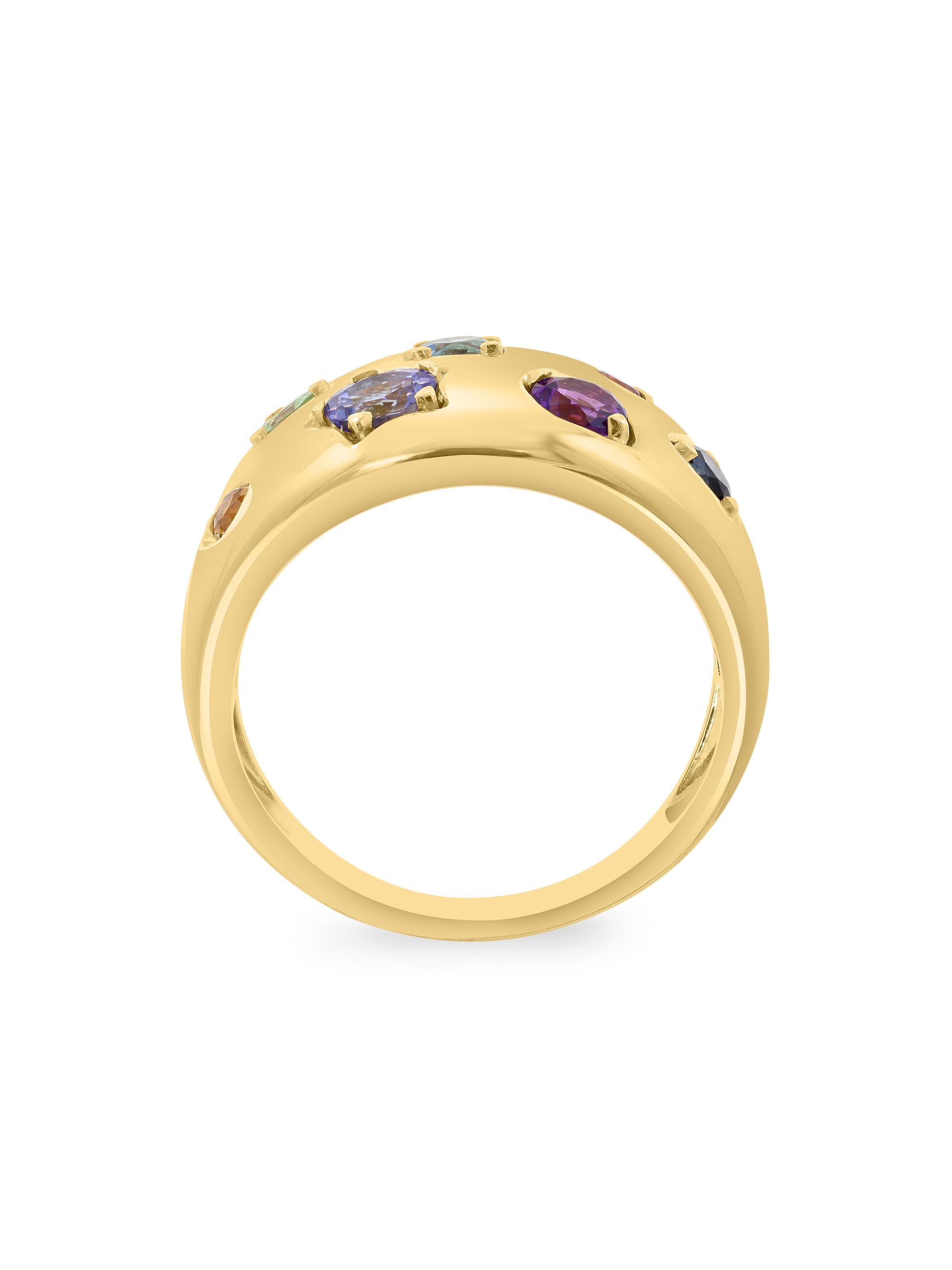 Saks Fifth Avenue Collection 14K Yellow Gold & Multi-Gemstone Ring ...