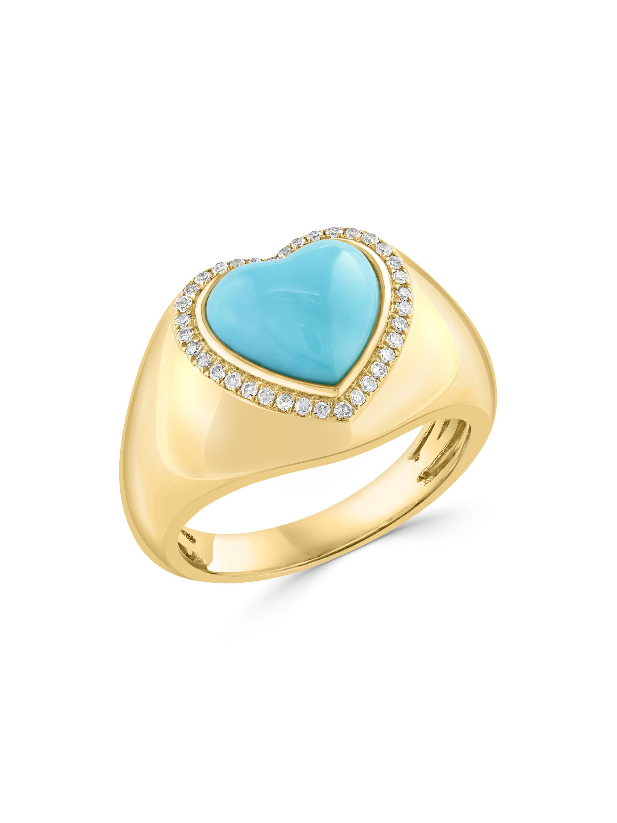 Saks Fifth Avenue Collection 14K Yellow Gold, Turquoise & 0.13 TCW ...