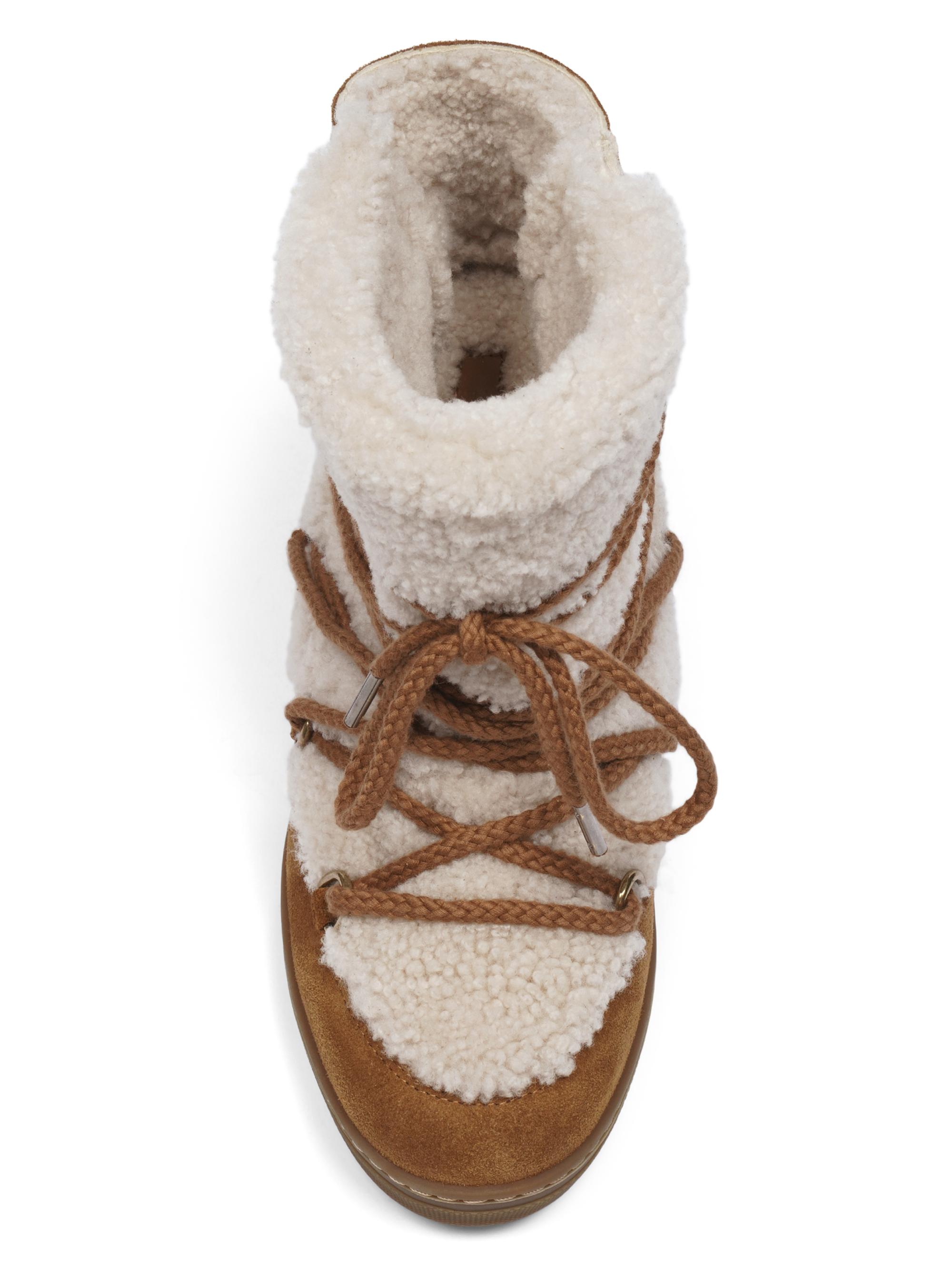 Isabel Marant Nowles 40MM Shearling & Leather Ankle Boots | Saks Fifth ...