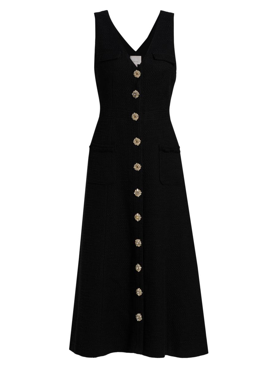 Cinq à Sept Linda Cotton Sleeveless Midi-Dress | Saks Fifth Avenue
