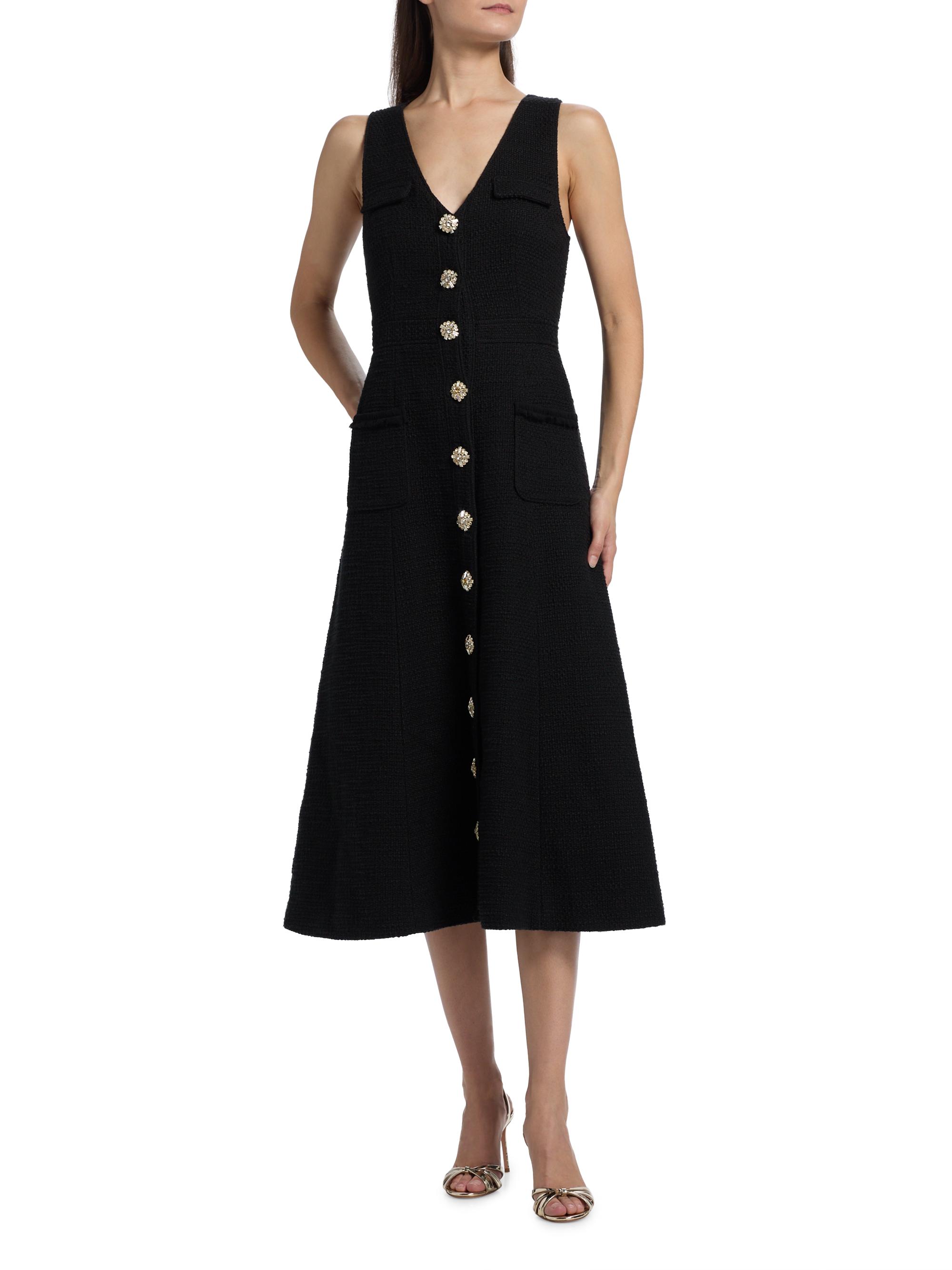 Cinq à Sept Linda Cotton Sleeveless Midi-Dress | Saks Fifth Avenue