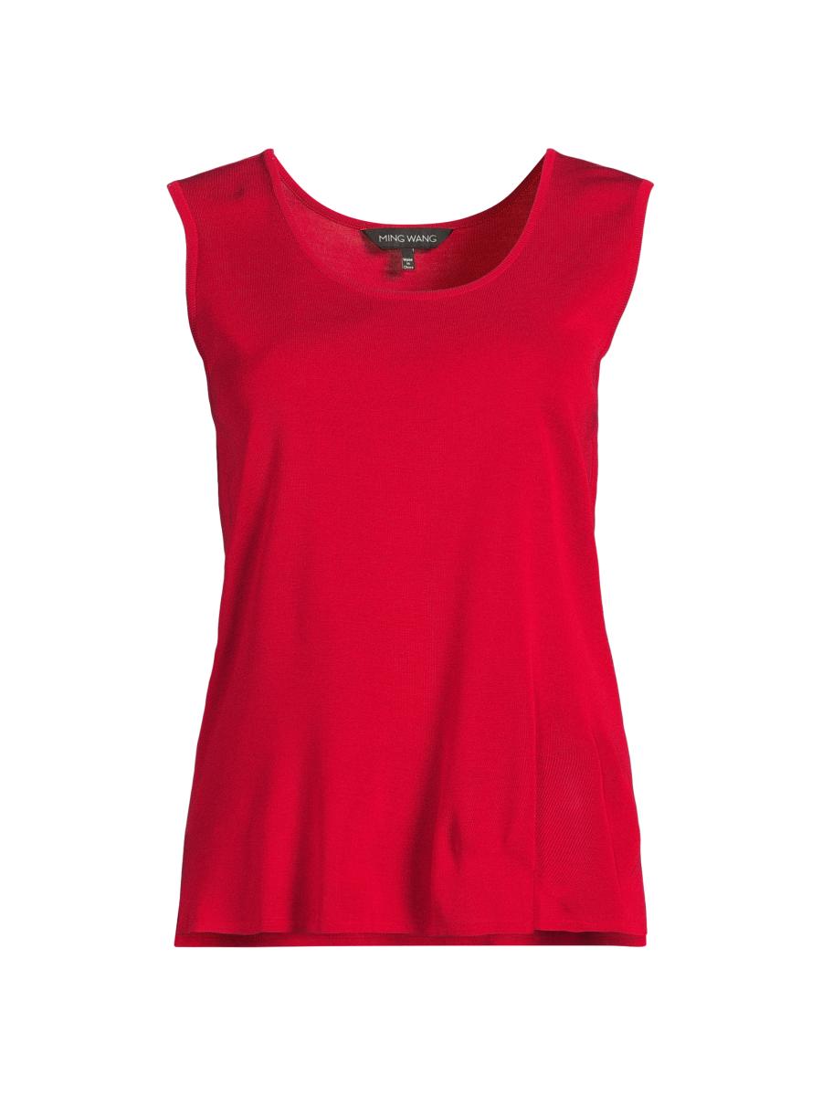 Ming Wang Missy Scoopneck Tank | Saks Fifth Avenue