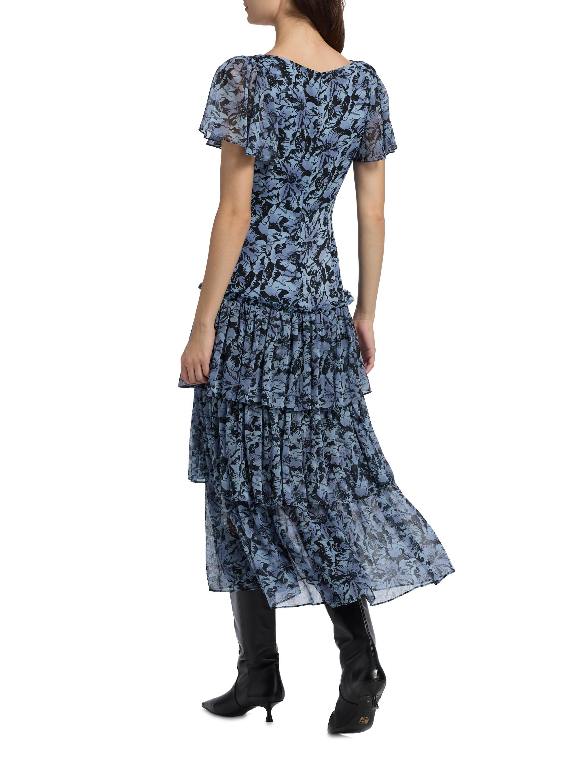 Cinq à Sept Grizzo Graphic Cosmos Midi-Dress | Saks Fifth Avenue