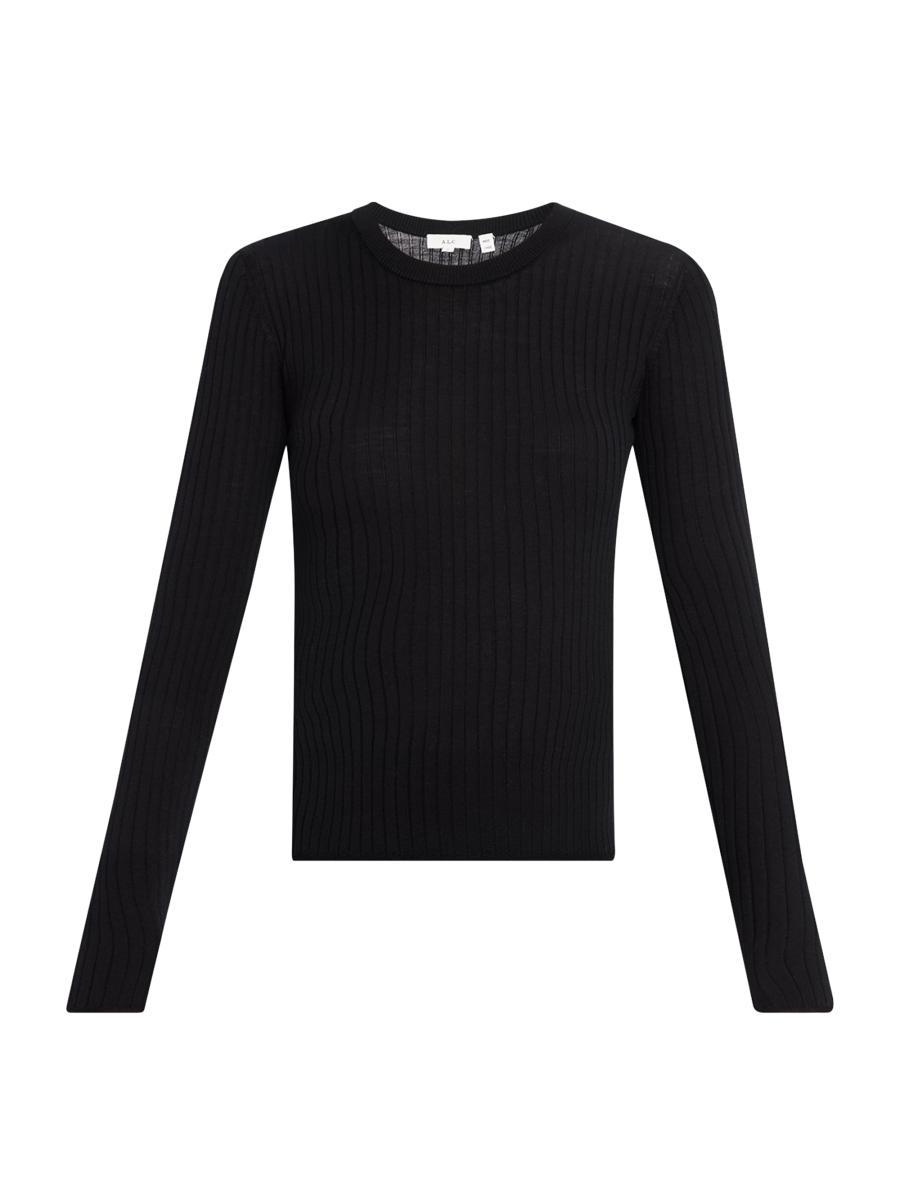 A.L.C. Kyle Ribbed Wool Slim-Fit Top | Saks Fifth Avenue