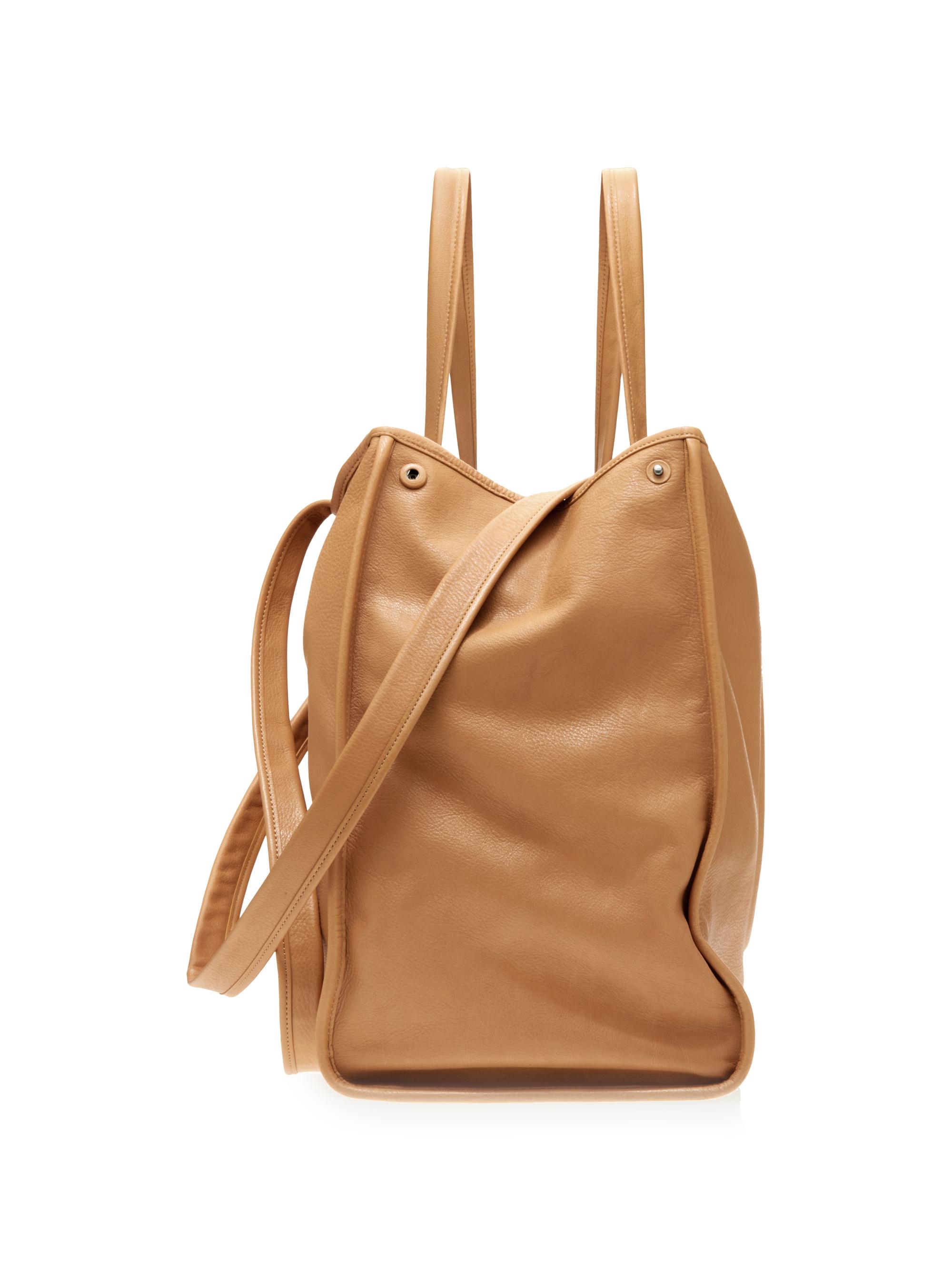TELFAR Large Carry Logo Leather Bag | Saks Fifth Avenue