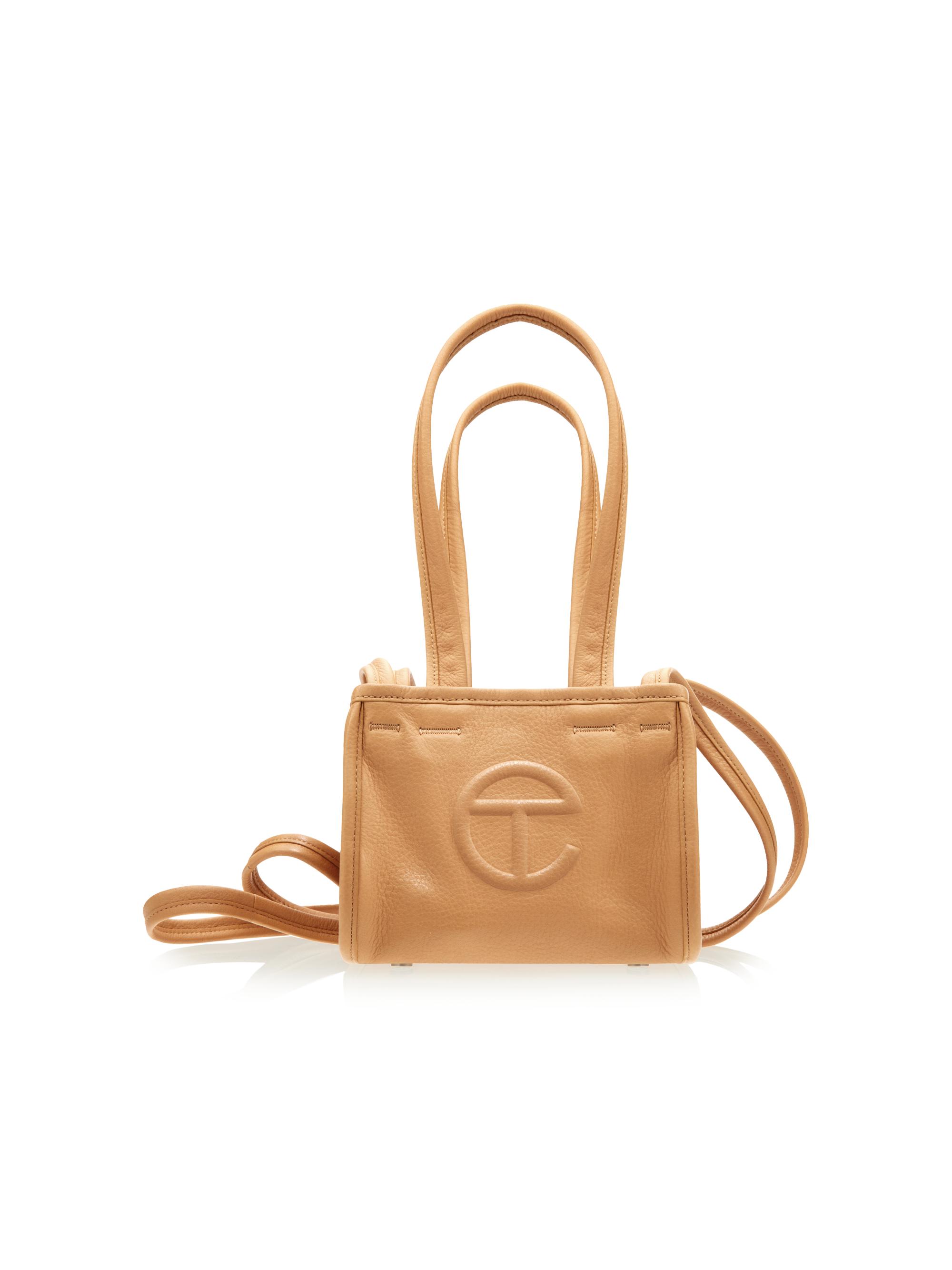 TELFAR Small Carry Logo Leather Bag | Saks Fifth Avenue