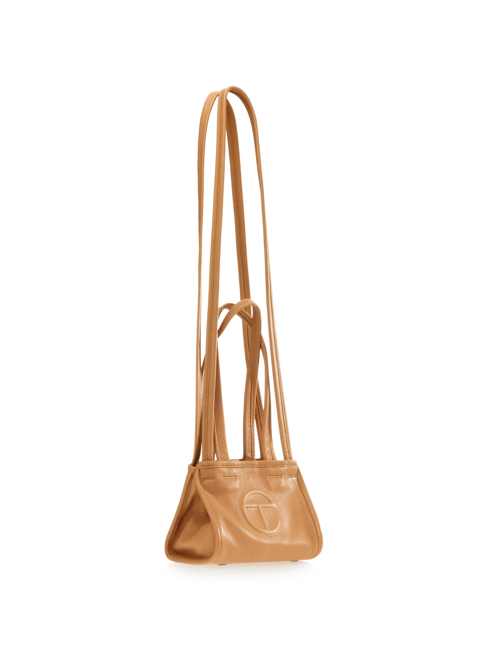 TELFAR Small Carry Logo Leather Bag | Saks Fifth Avenue