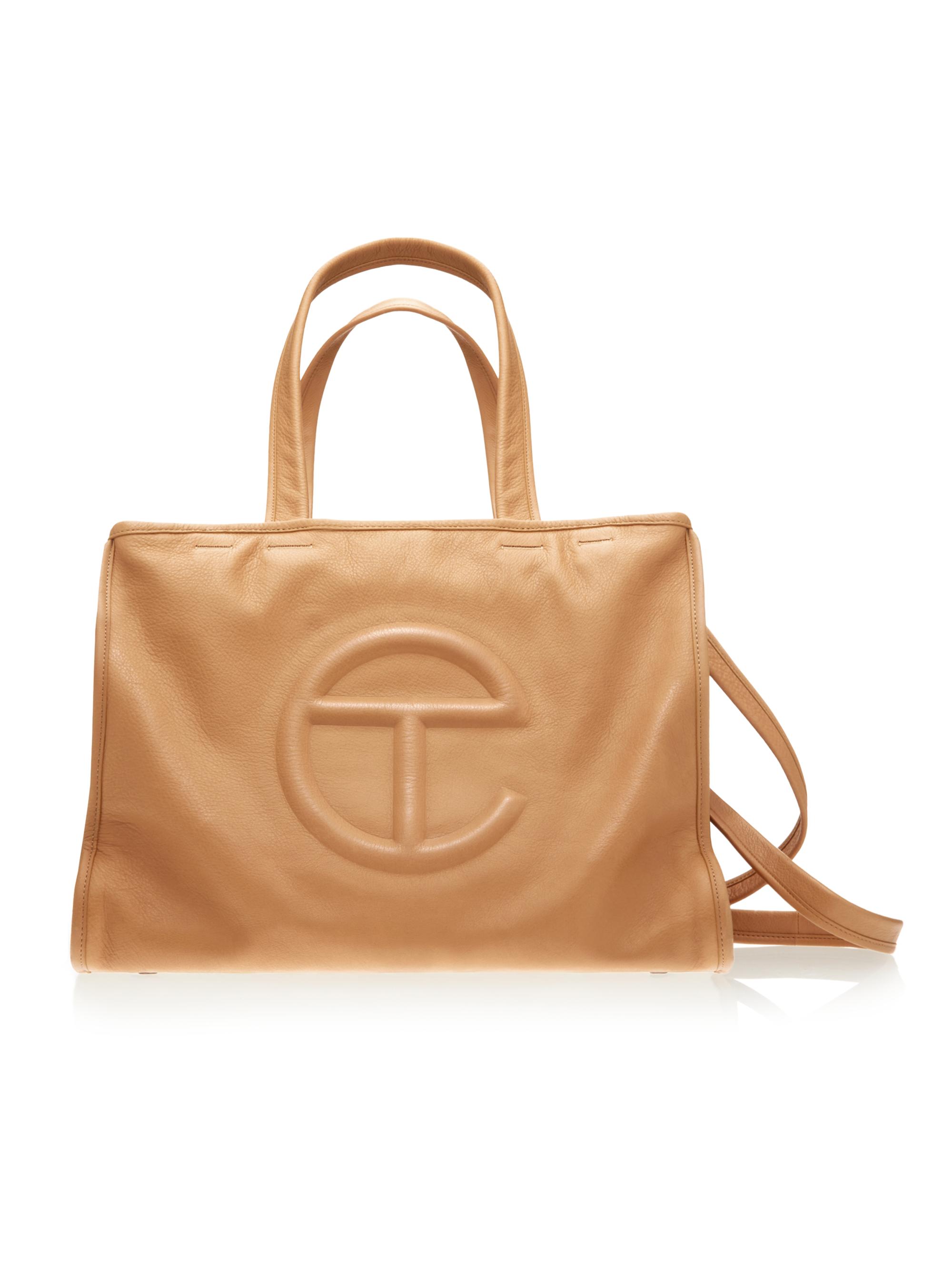 TELFAR Medium Carry Logo Leather Bag | Saks Fifth Avenue