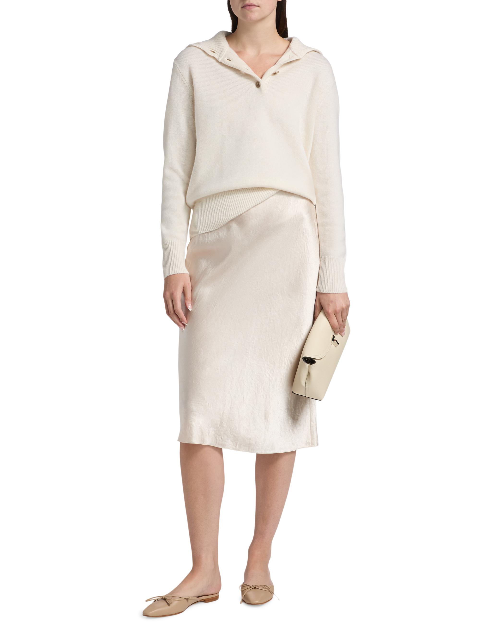Lisa Yang Maisie Cashmere Regular-Fit Polo Sweater | Saks Fifth Avenue