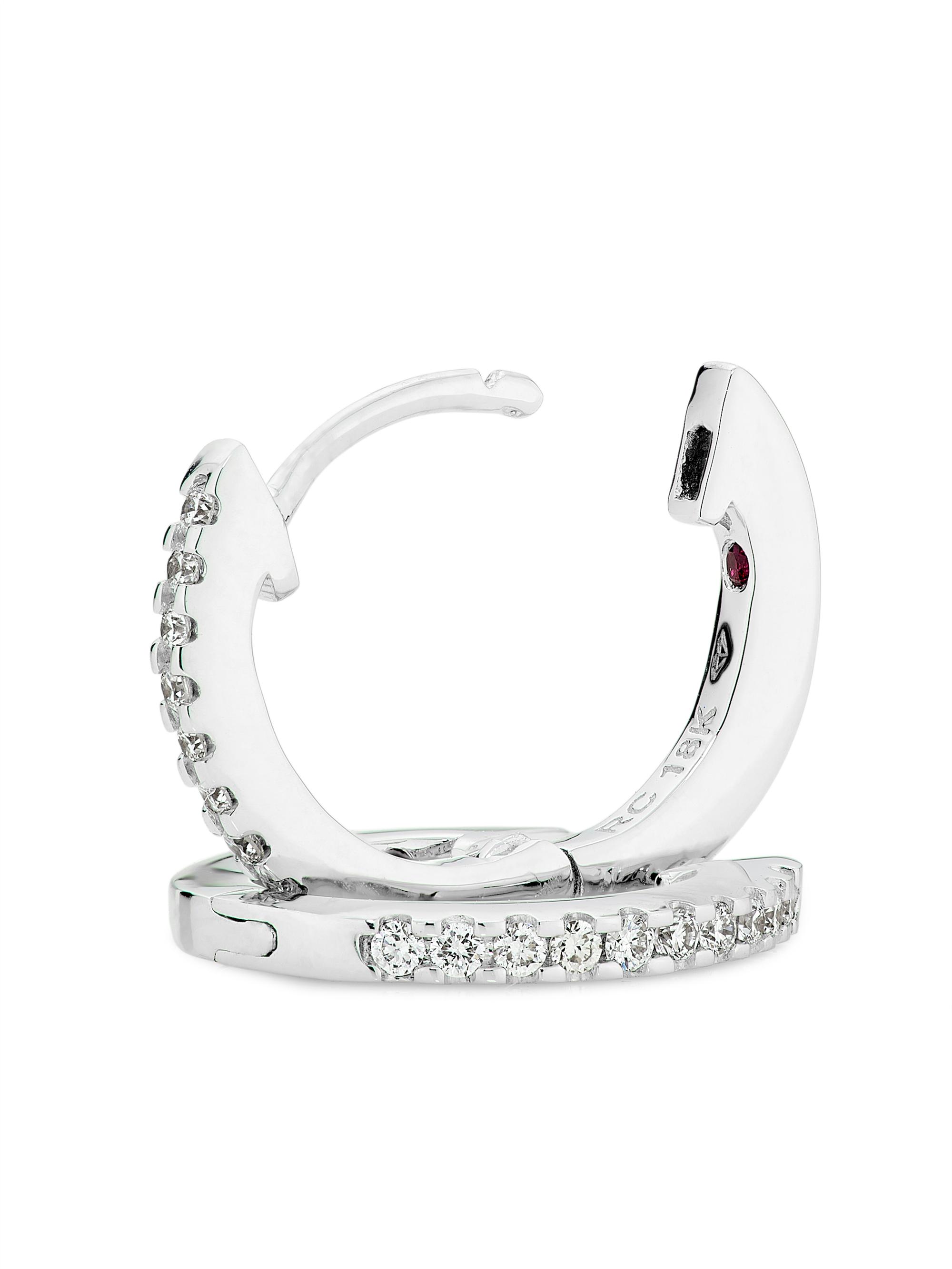 Roberto Coin Tiny Treasures Small 18K Yellow Gold, Ruby & 0.09 TCW ...