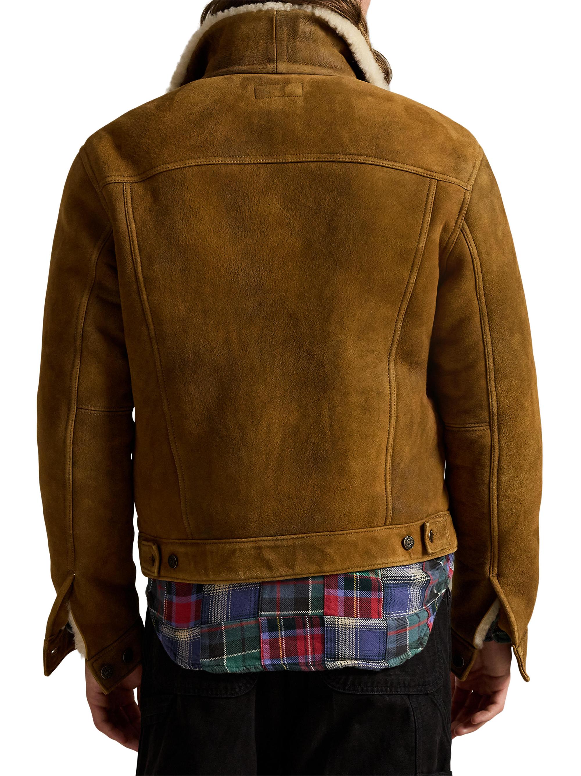 Polo Ralph Lauren Merino Shearling Button-Down Jacket | Saks Fifth Avenue