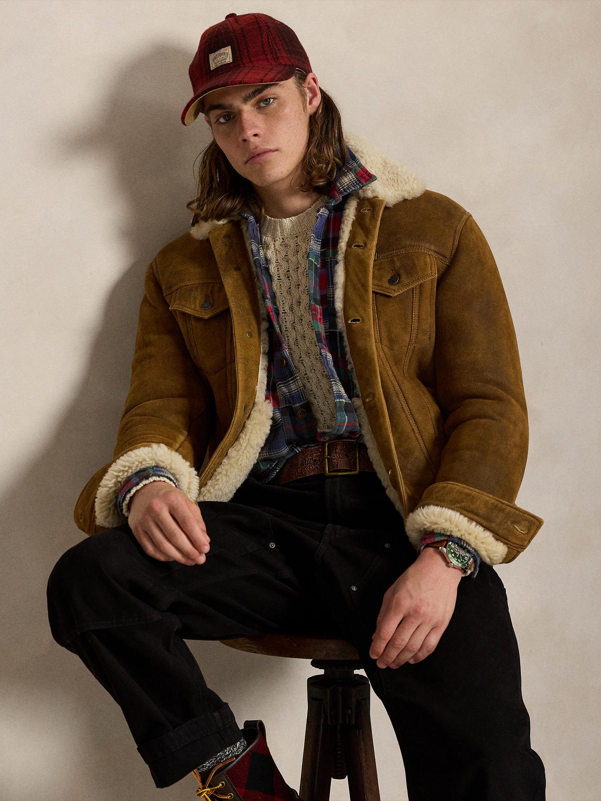 Polo Ralph Lauren Merino Shearling Button-Down Jacket | Saks Fifth Avenue