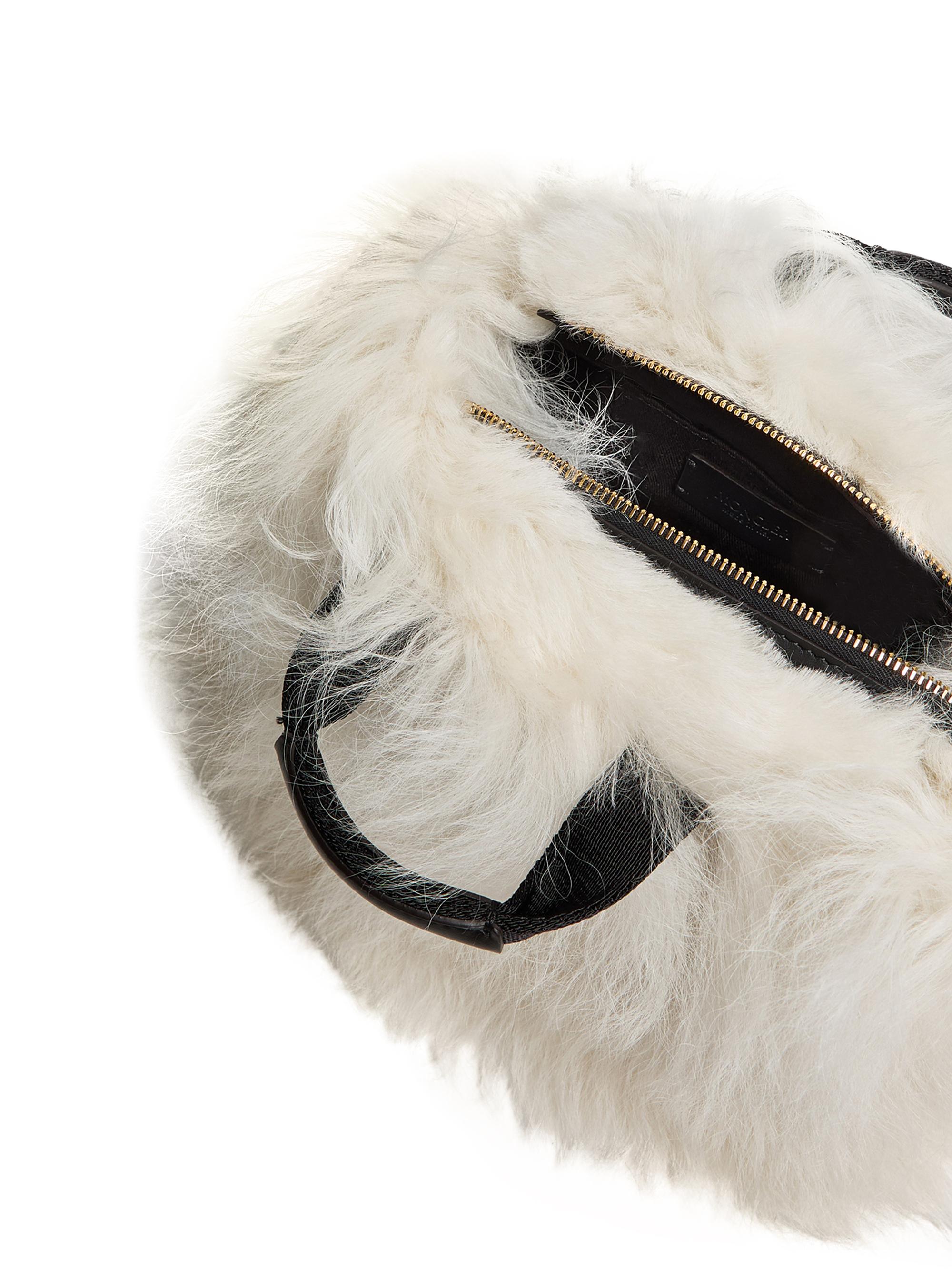 Moncler Micro Caradoc Top Handle Bag in Shearling | Saks Fifth Avenue