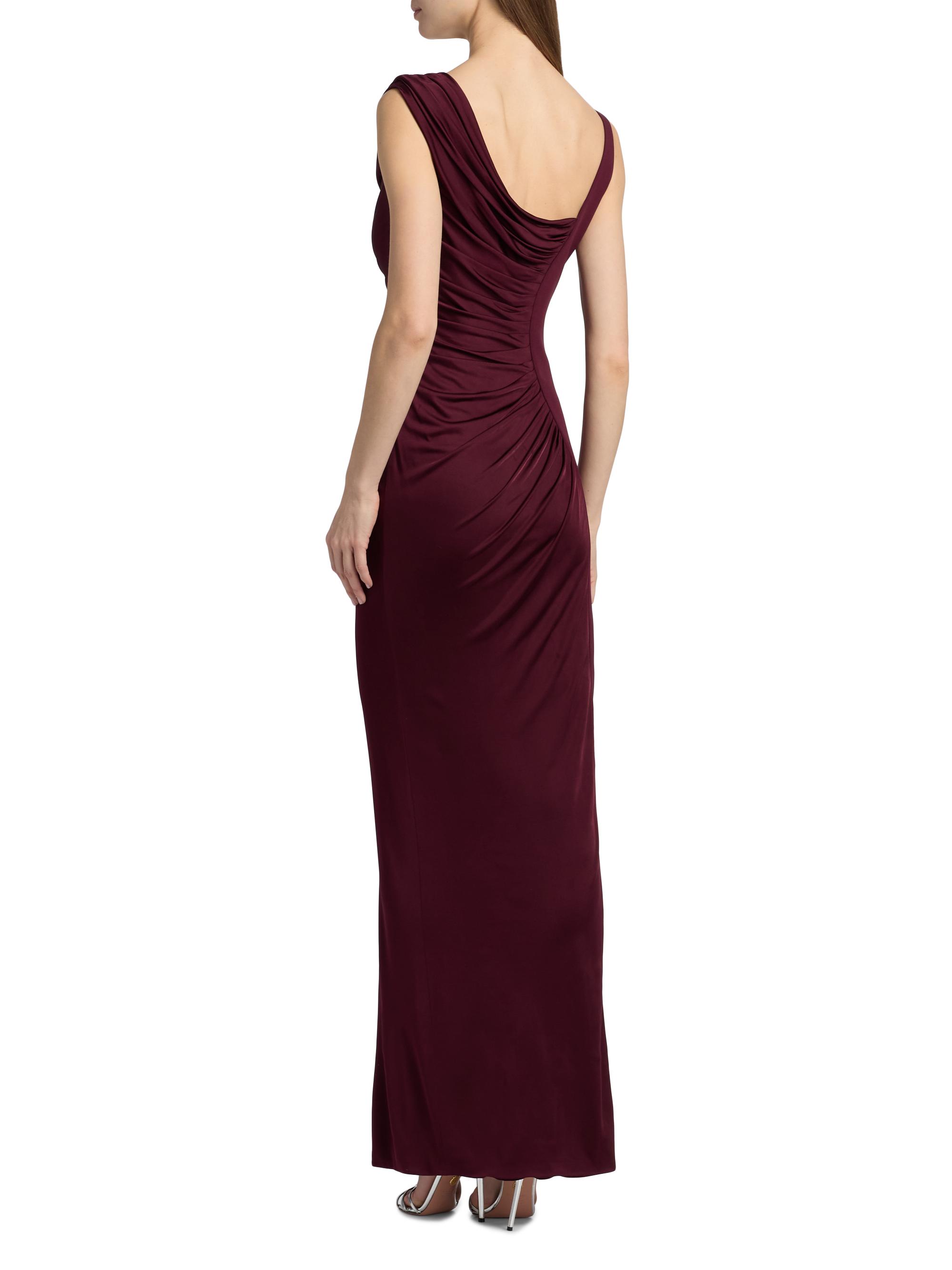 Versace Medusa-Hardware Draped Satin Gown | Saks Fifth Avenue
