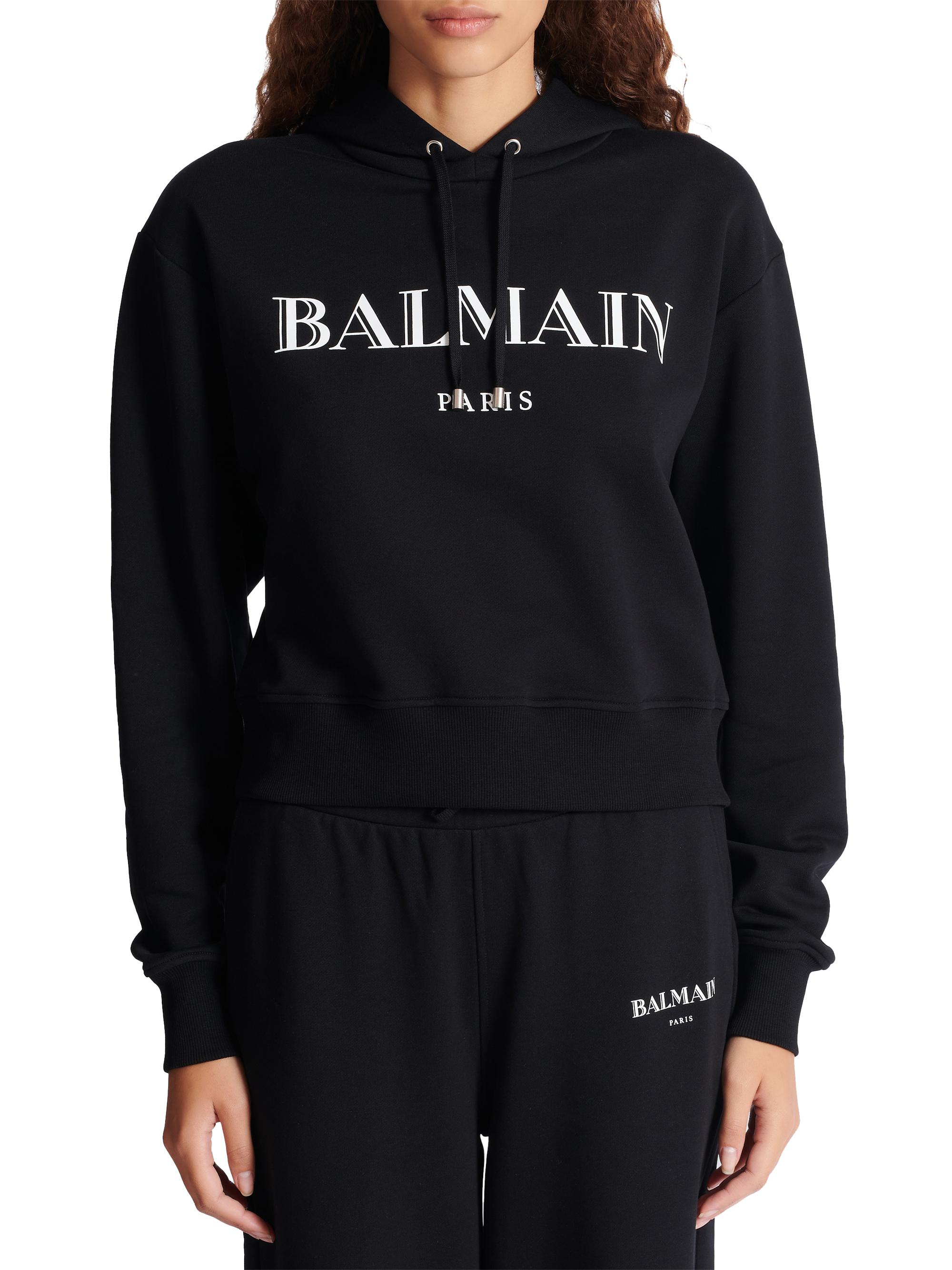 Balmain Logo Graphic Hoodie | Saks Fifth Avenue