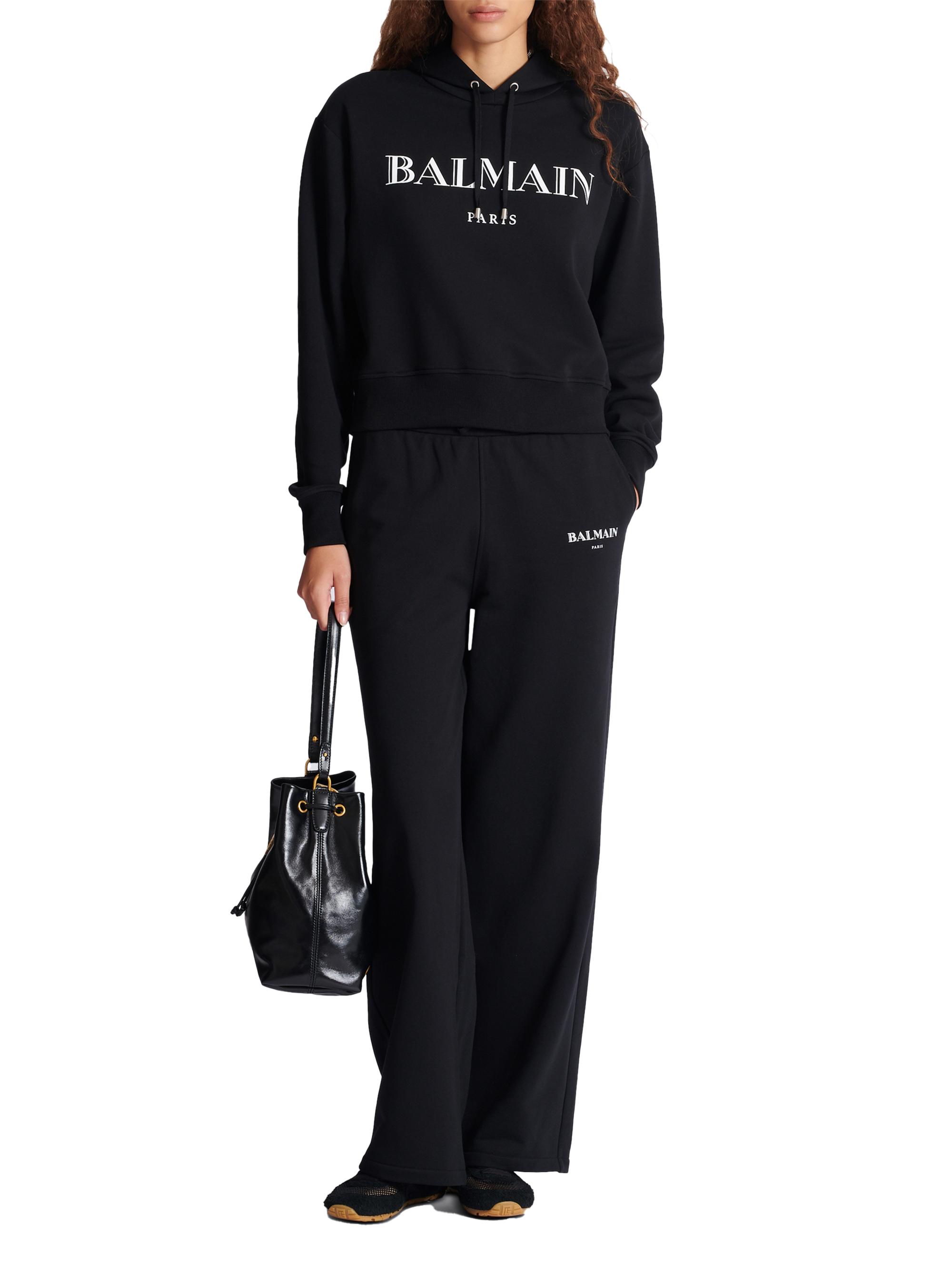 Balmain Logo Graphic Hoodie | Saks Fifth Avenue