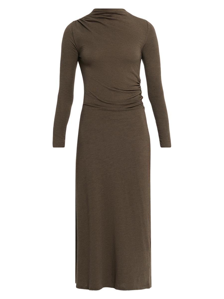 Rails Margaret Ruched A-Line Midi-Dress | Saks Fifth Avenue
