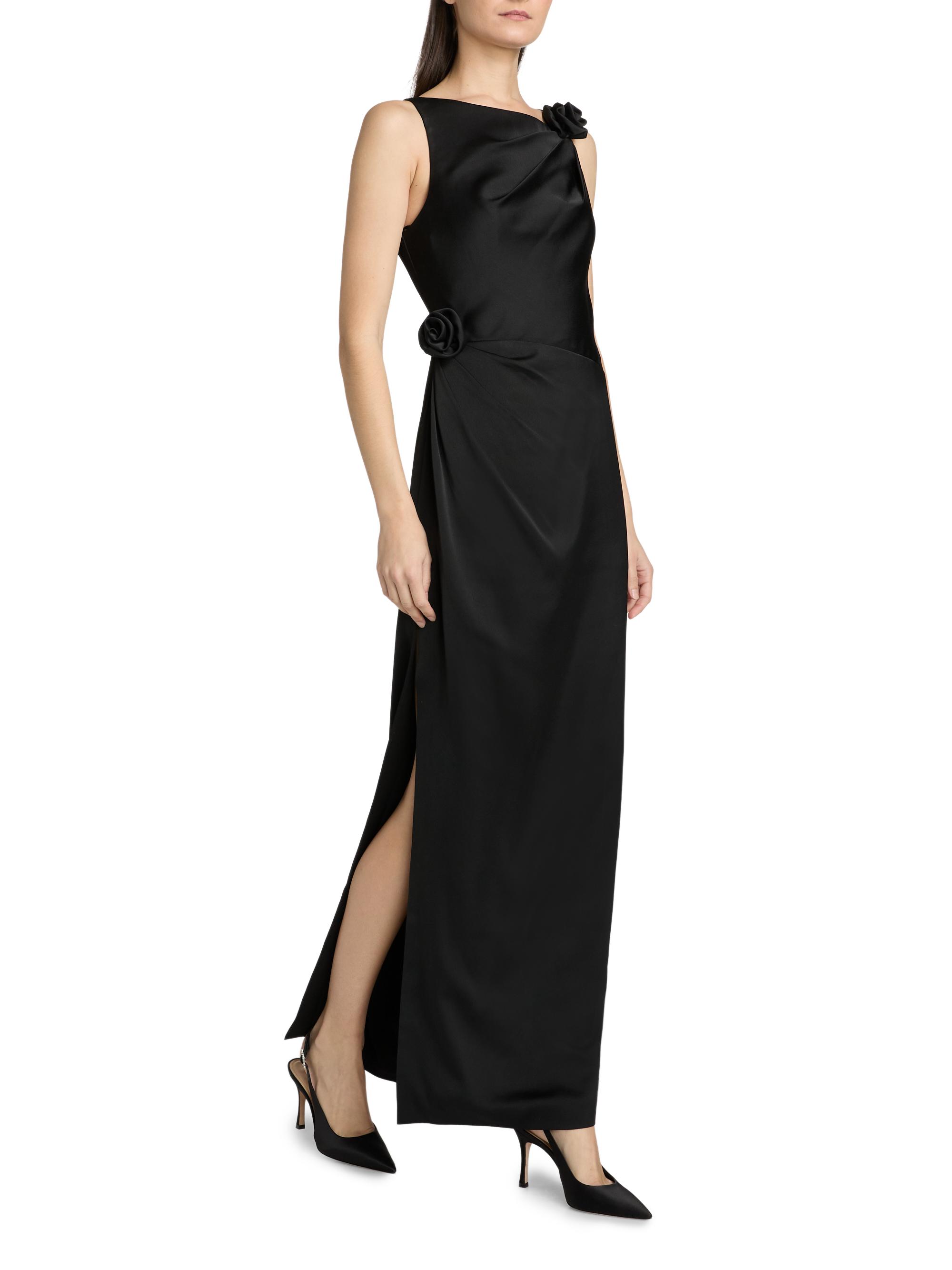 As It May Rosette Draped Column Gown | Saks Fifth Avenue