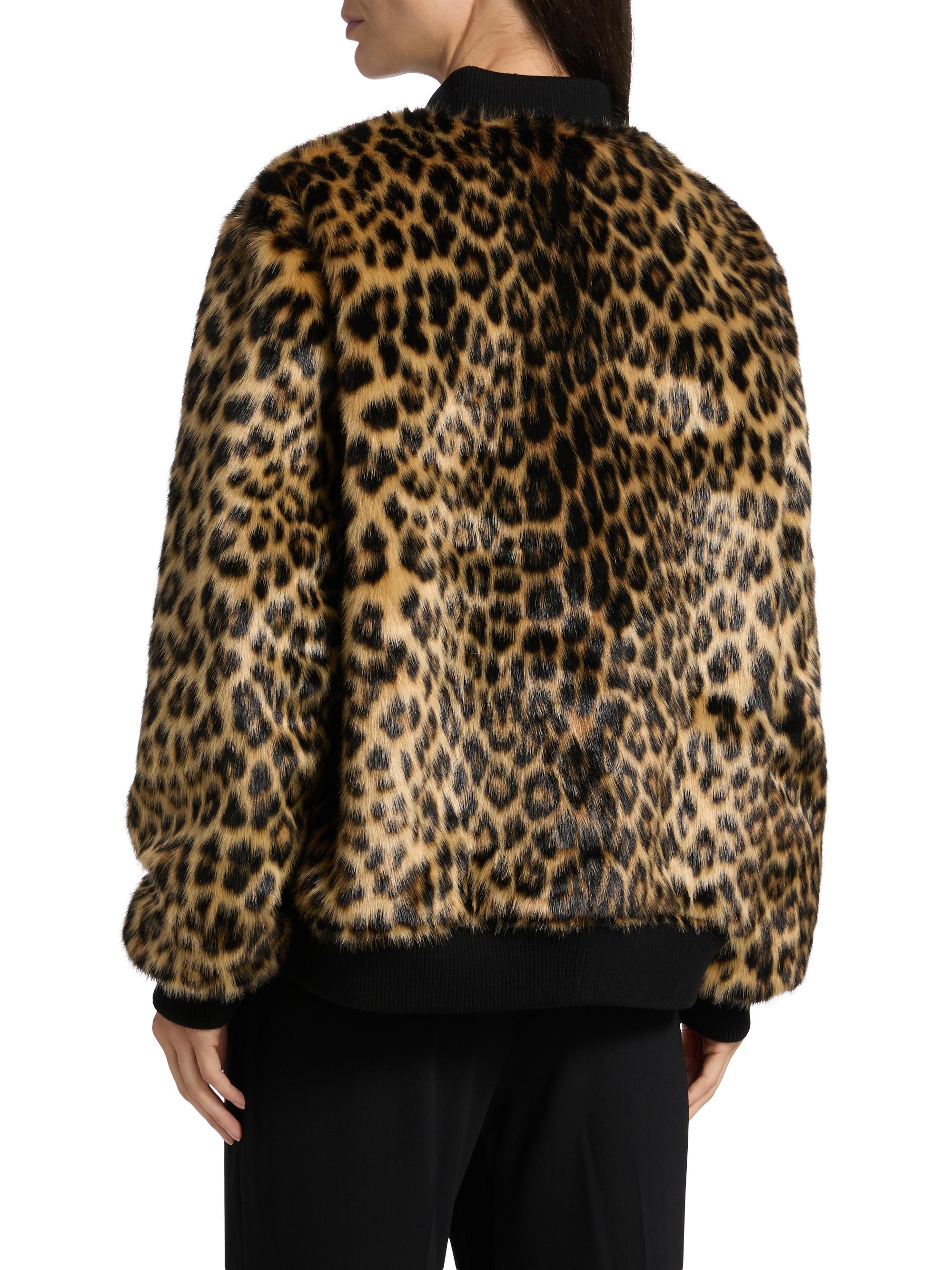ALICE + OLIVIA Becky Reversible Faux-Fur Bomber Jacket | Saks Fifth Avenue