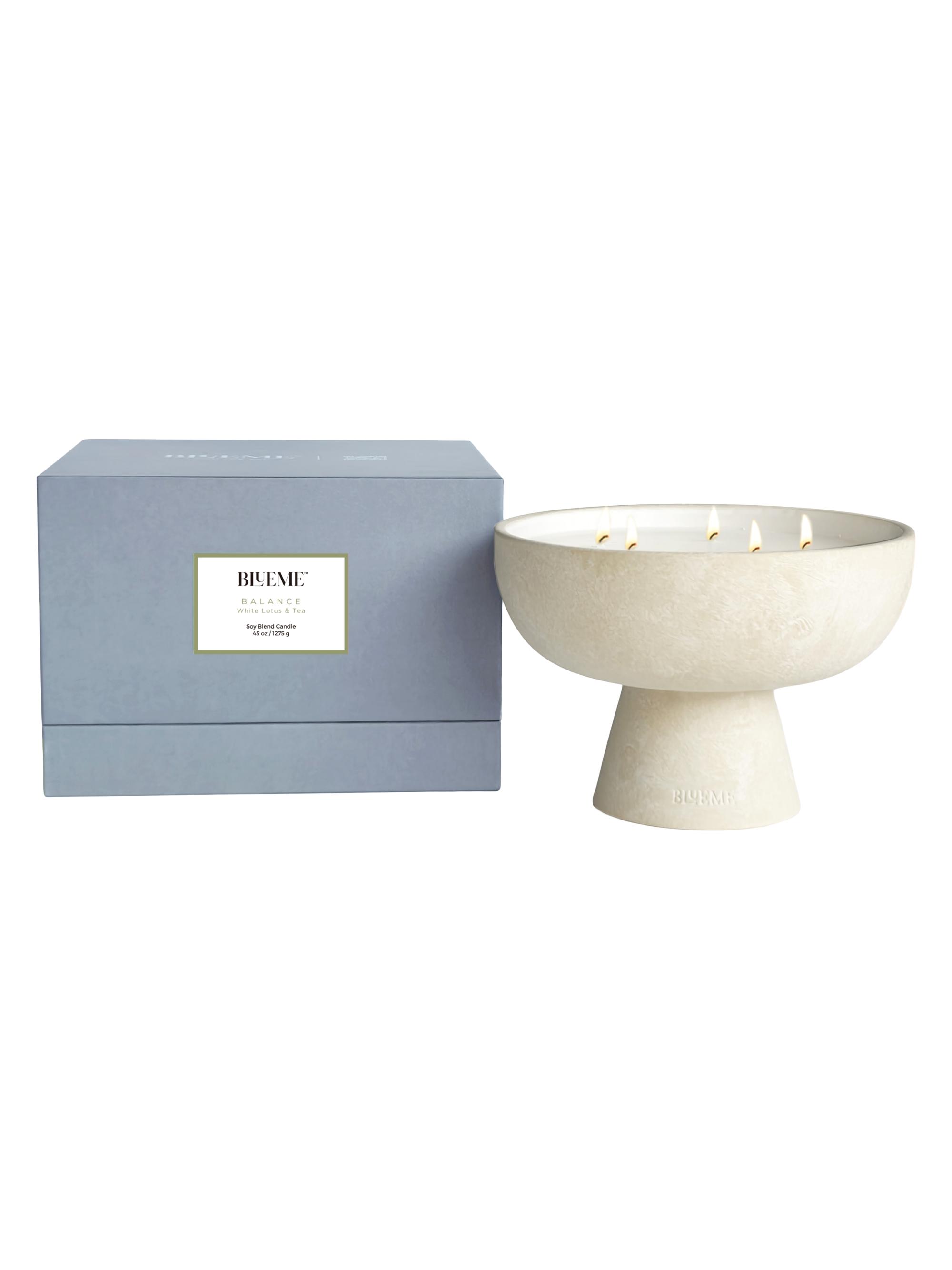 Blueme Balance White Lotus & Tea Ceramic Candle | Saks Fifth Avenue