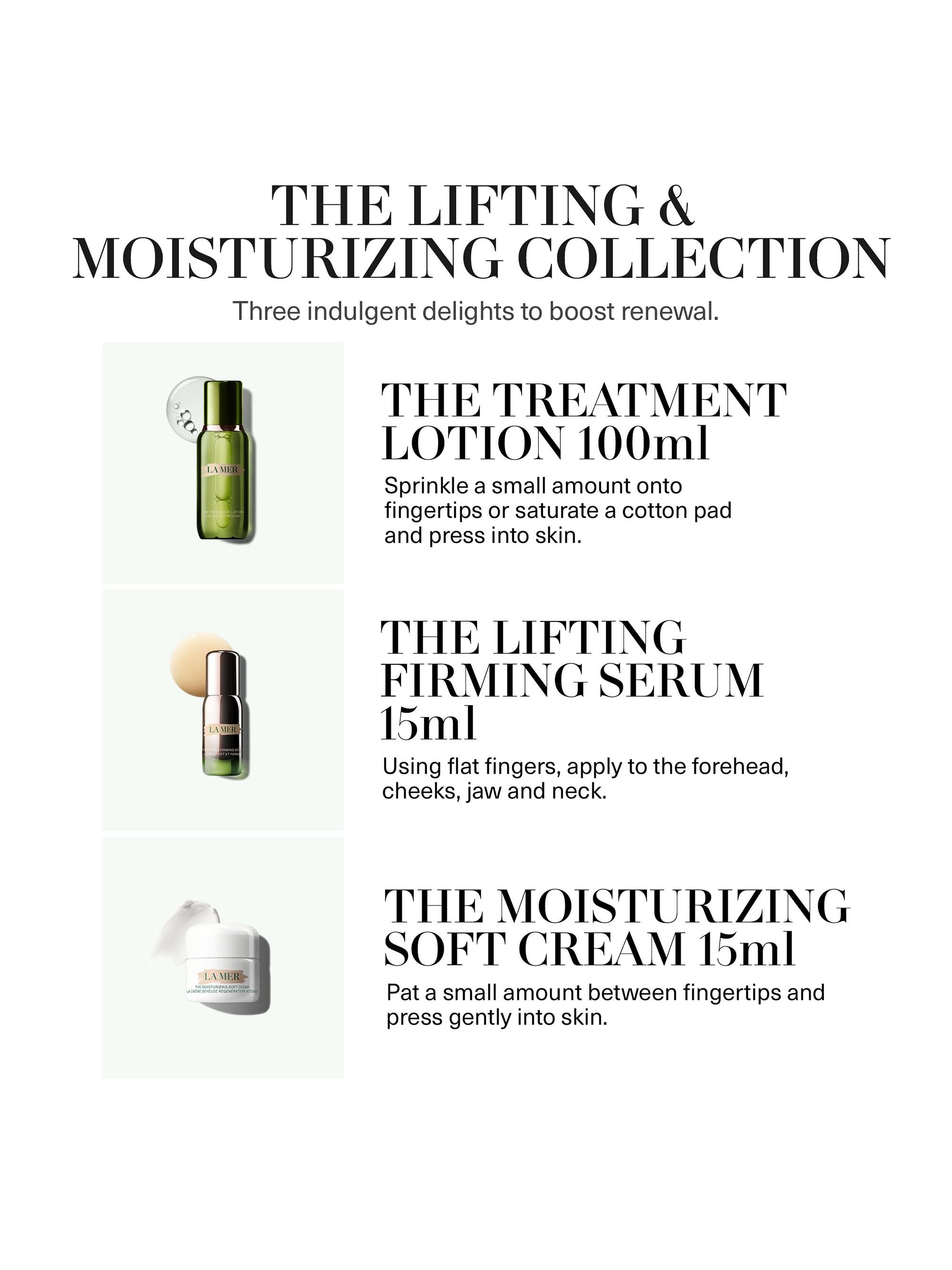 La Mer The Lifting & Moisturizing 3-Piece Gift Set | Saks Fifth Avenue