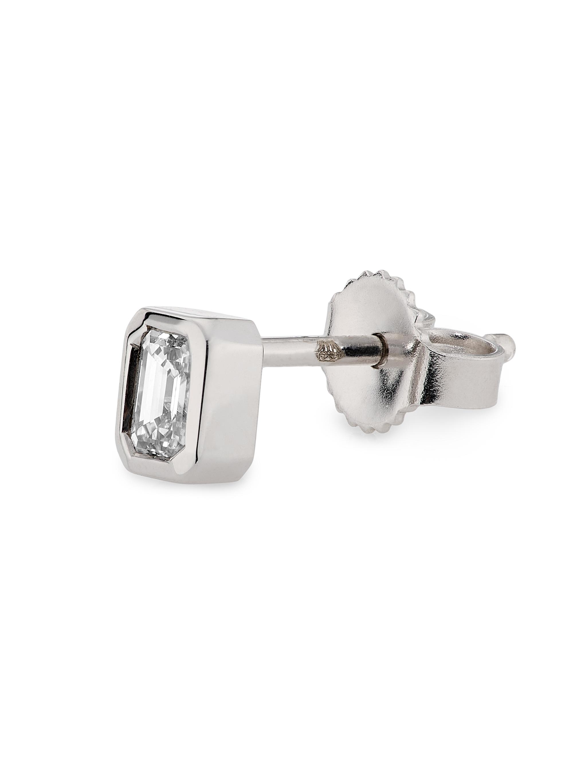 Roberto Coin Tiny Treasures 18K Yellow Gold, Ruby & 0.35 TCW Stud ...